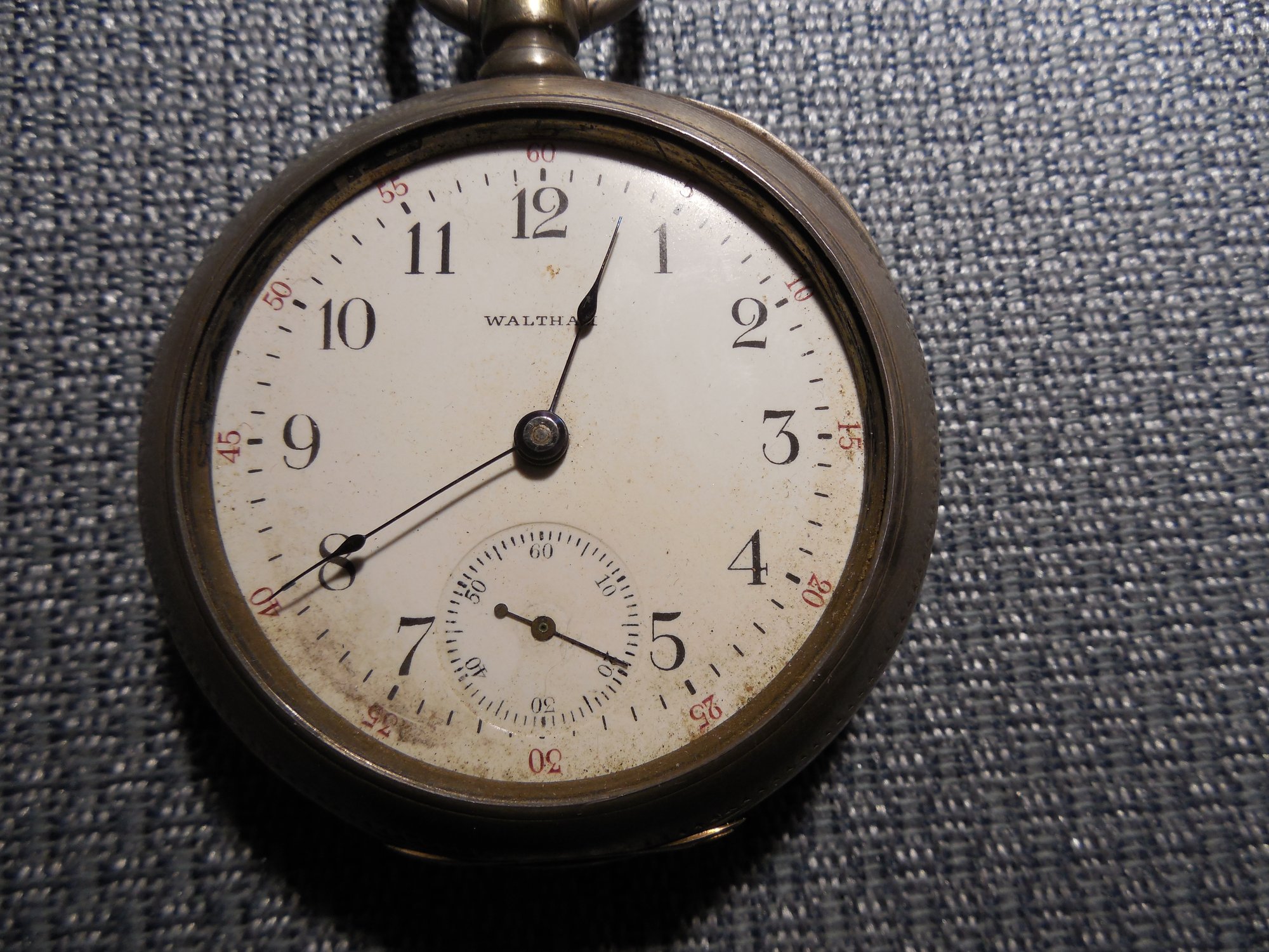 Waltham Watch Co. Bay State Imperial Coin Silver Case Pocket Watch ...