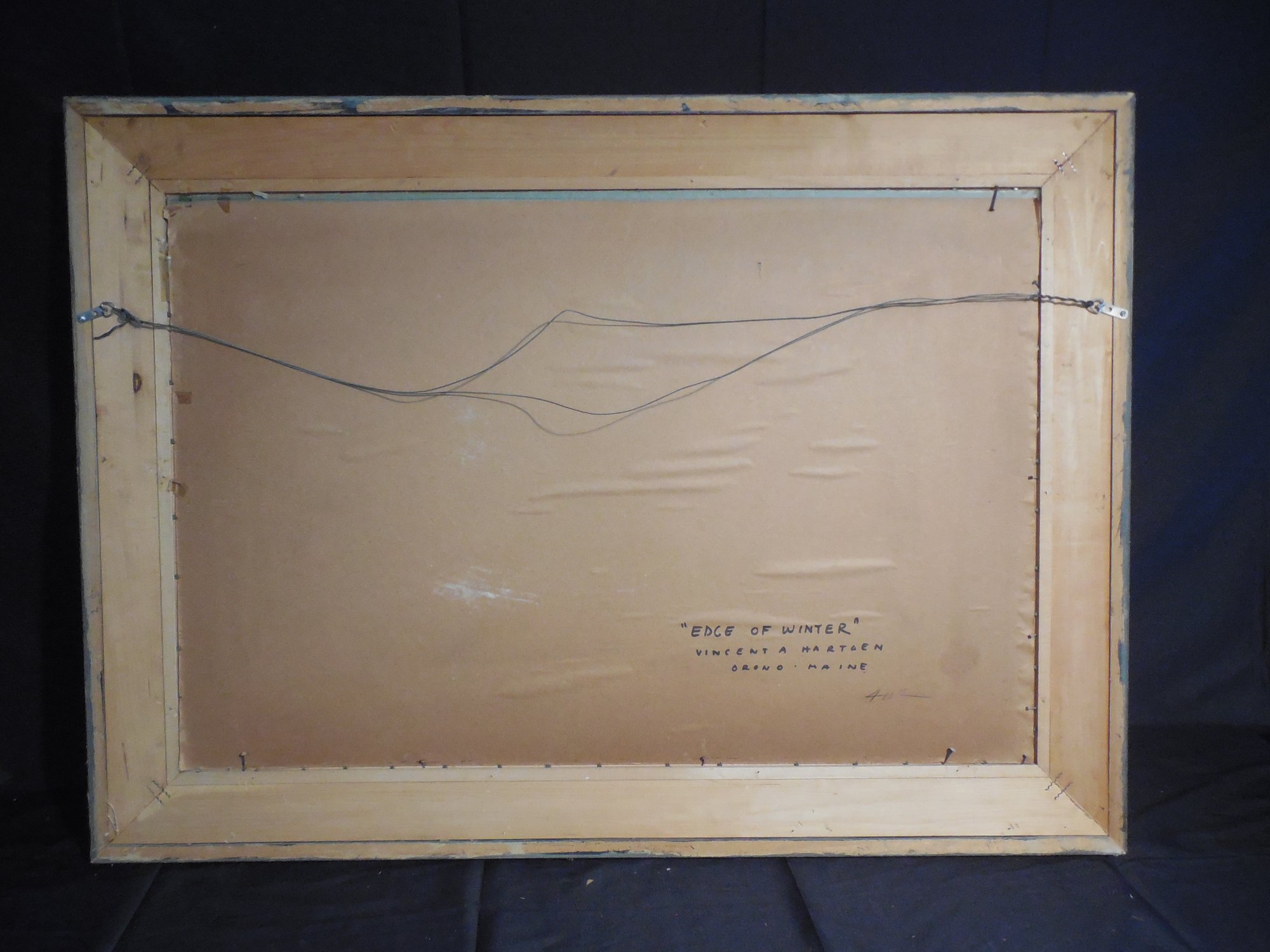Vincent Andrew Hartgen (1914 - 2003) "Edge Of Winter" Orrno, Maine ...