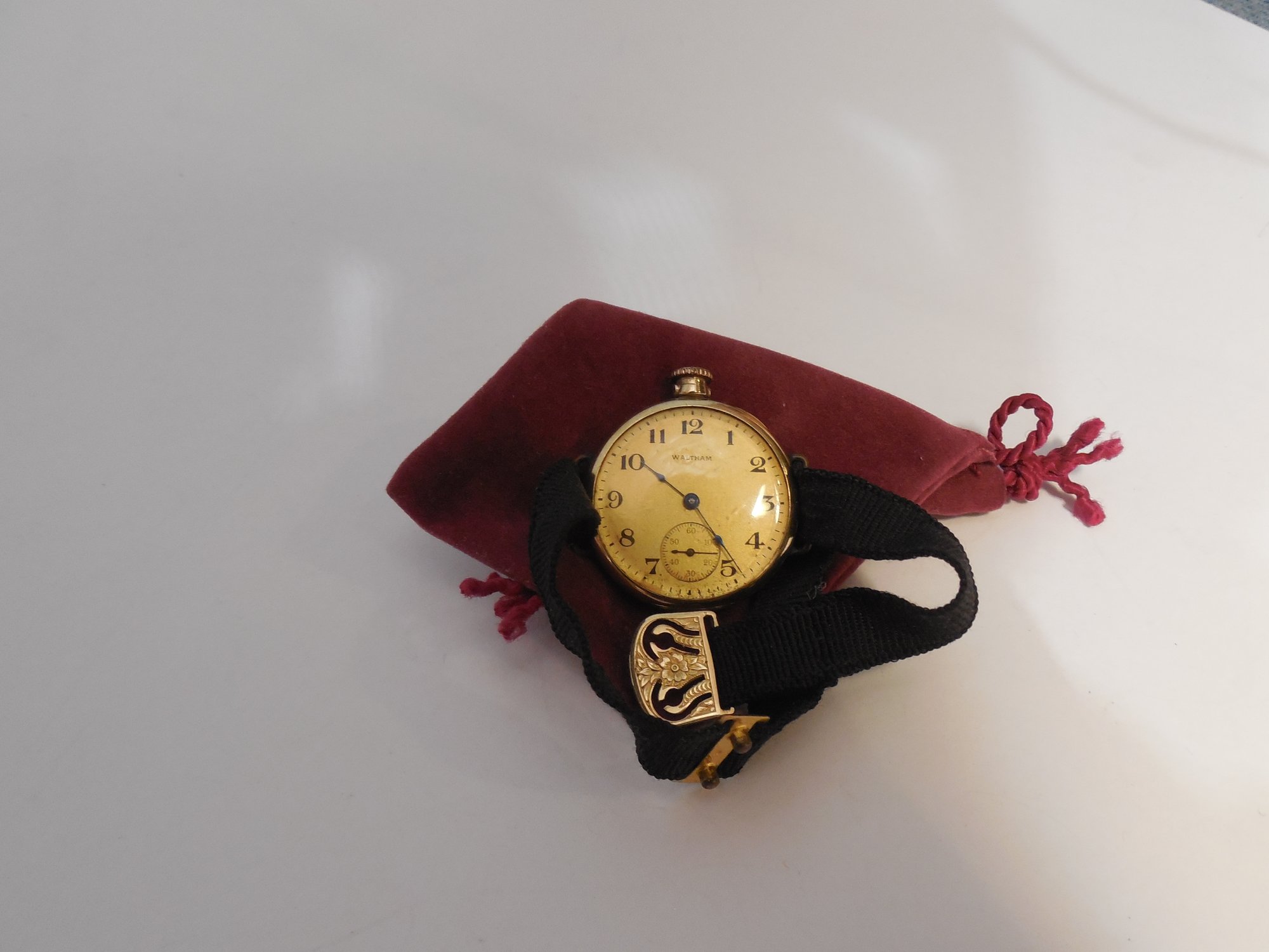 Gorgeous Working 1912-1915 Ladies Waltham Pocket Watch Altered 15 Jewel ...
