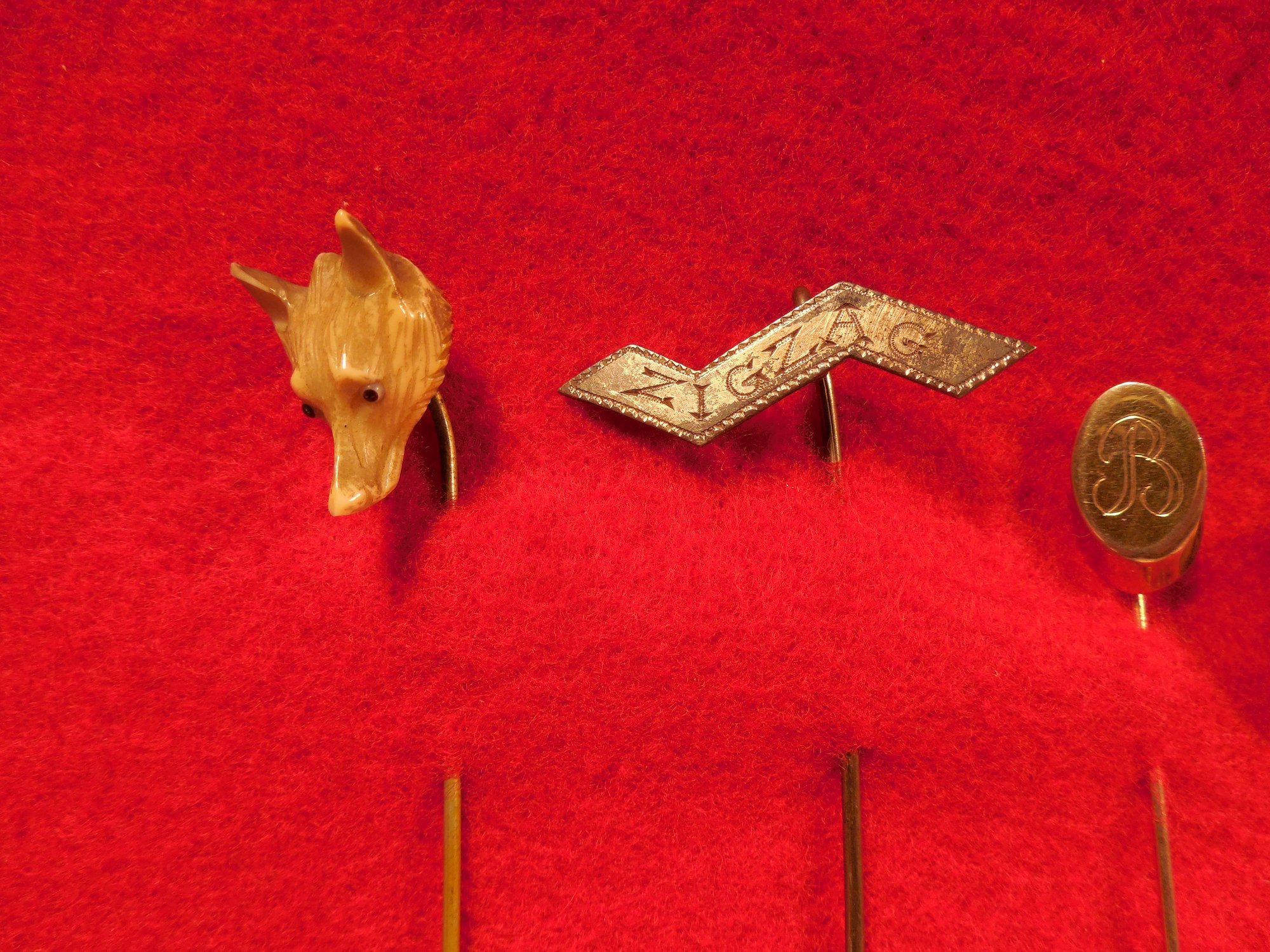 Eleven Vintage And Interesting Tie Stick Pins And Tie Tacks #4471 ...