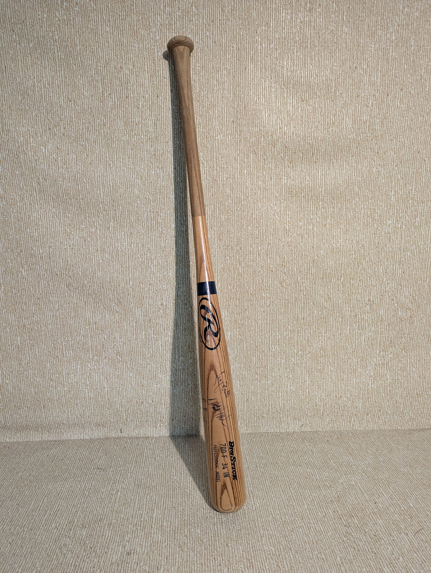 Vintage Rawlings Baseball Bat Signed By 3 Players, Lee Smith, Gerald ...