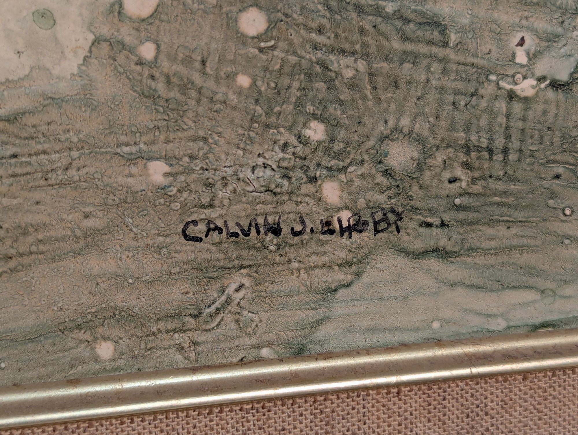 Calvin Jacob Libby (1931 - 1998) Original Mid Century Modernist ...