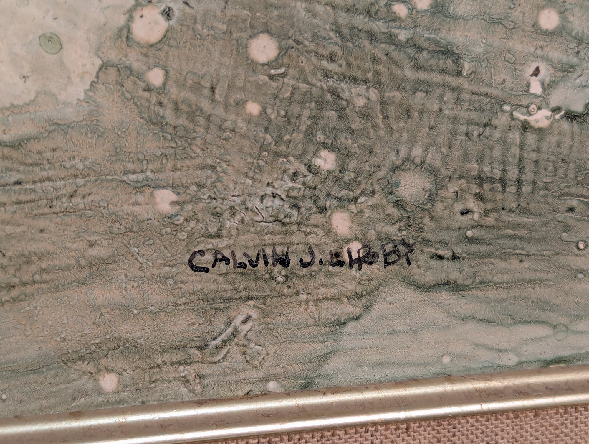 Calvin Jacob Libby (1931 - 1998) Original Mid Century Modernist ...