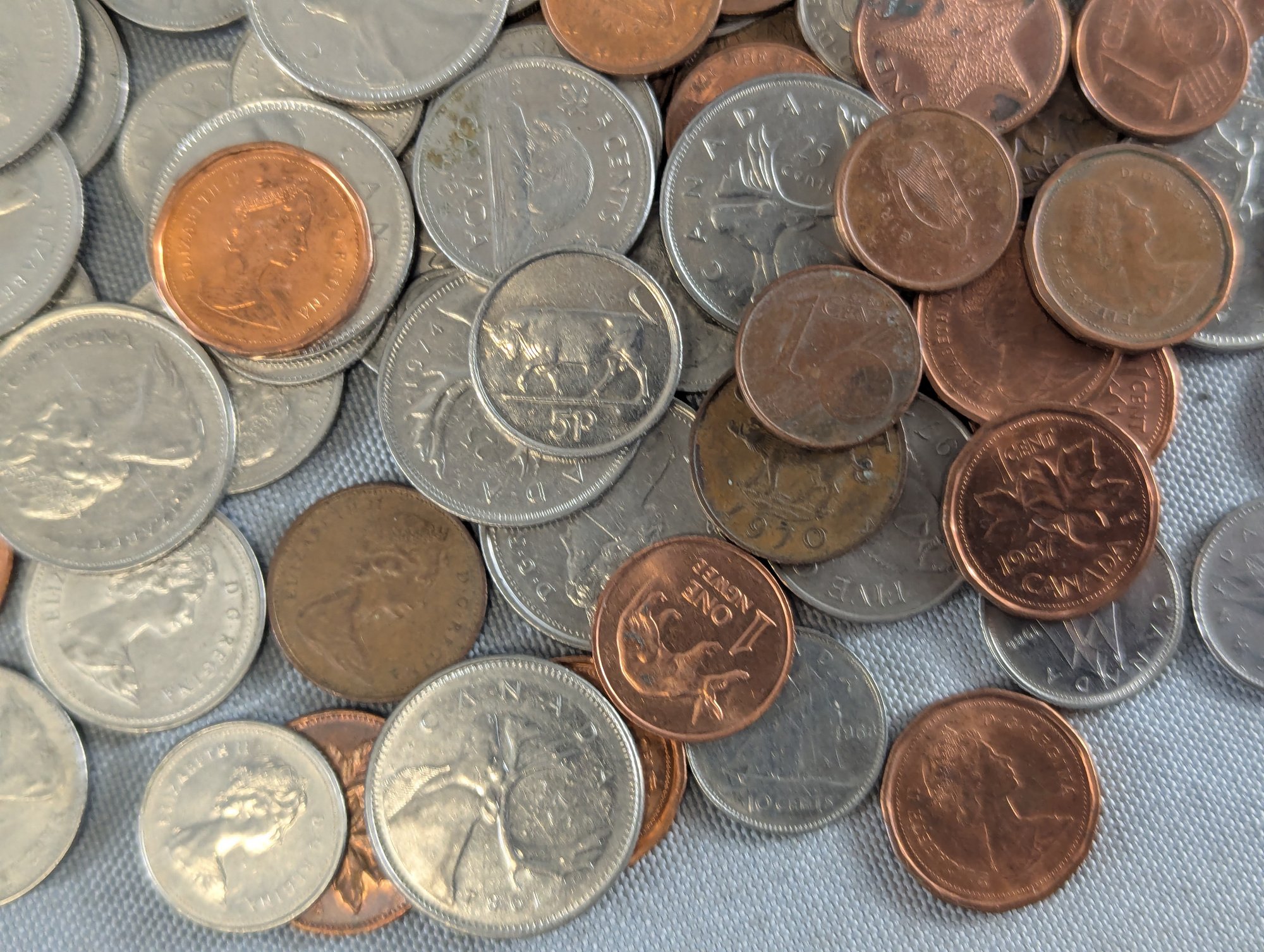 Large Lot Of Foreign Coins #9393 | Auctionninja.com