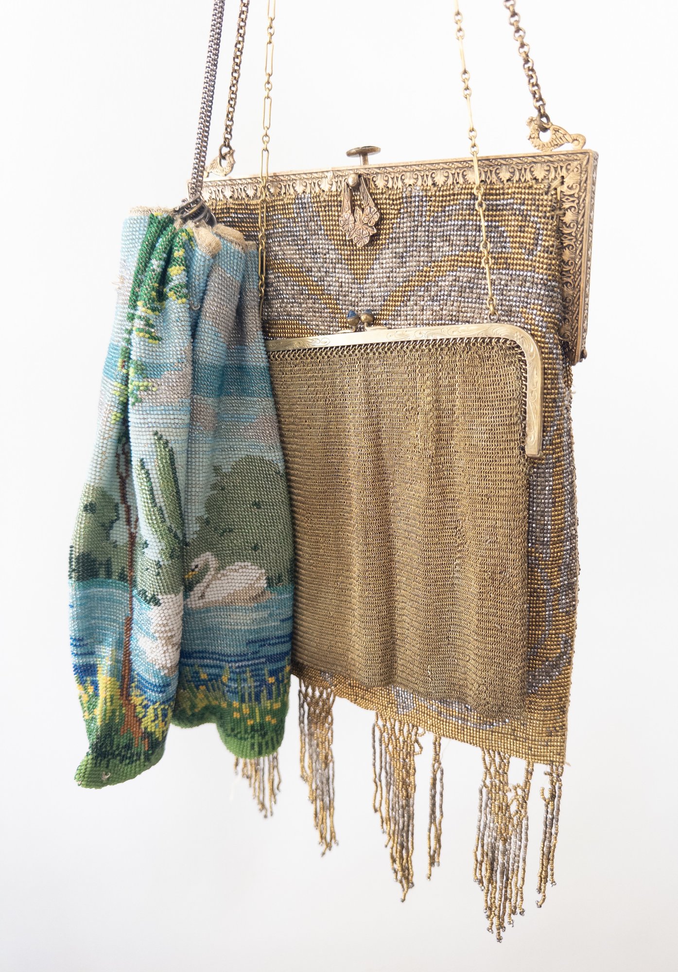 Antique Victorian Beaded Purse Collection #2730 | Auctionninja.com