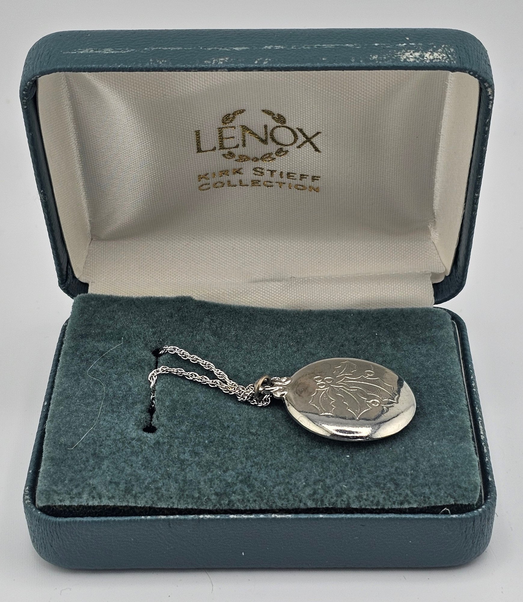 Lenox USA Kirk Stieff Collection Pewter Pendant Necklace #18619 ...