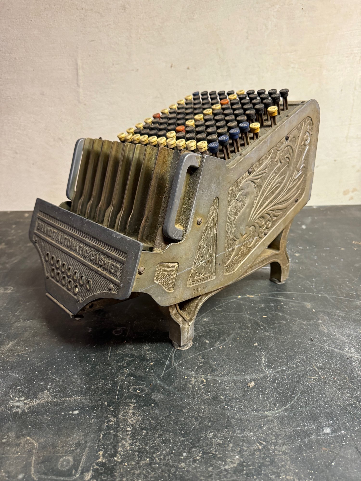 Vintage Brandt Manufacturing Company Countertop Automatic Cashier ...