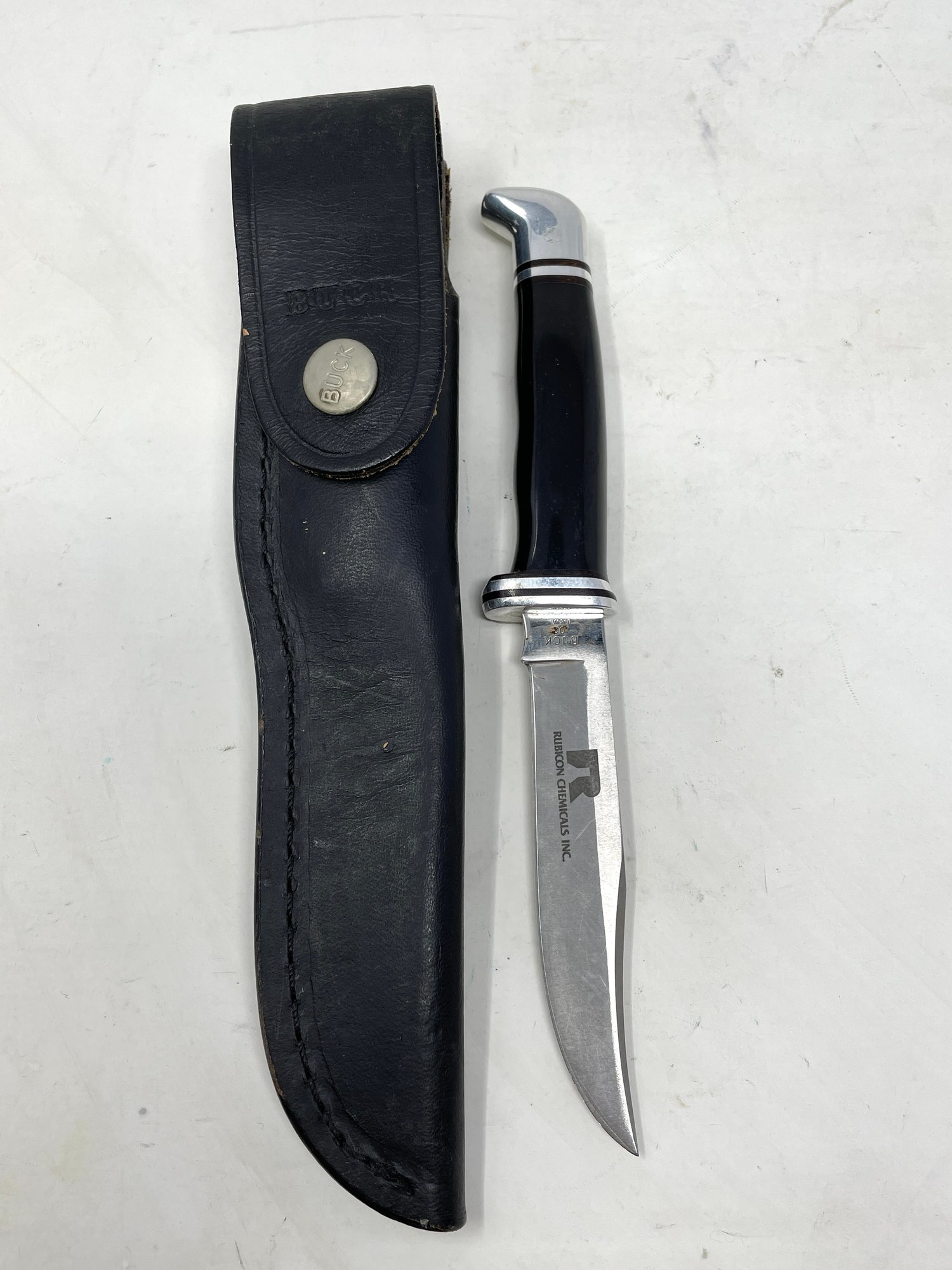 Buck 102 Knife With Leather Sheath #107917 | Auctionninja.com