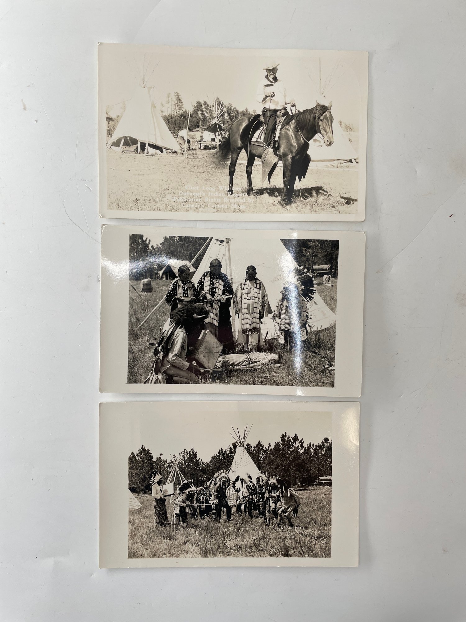 Vintage Real Photo Postcards Depicting Native American #143493 ...