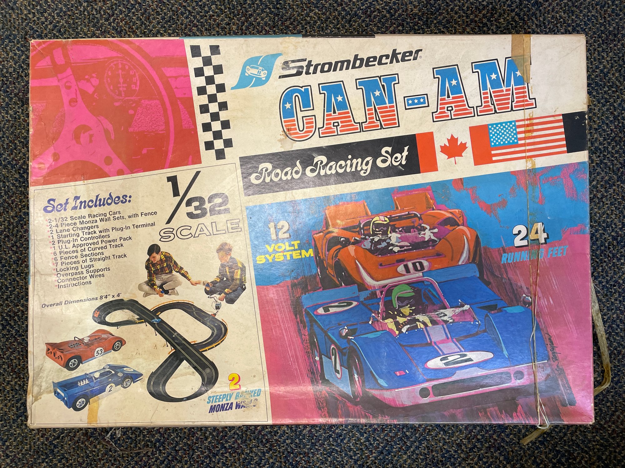Strombecker Can-Am Model Road Race Set 1/32 Scale #116569 ...