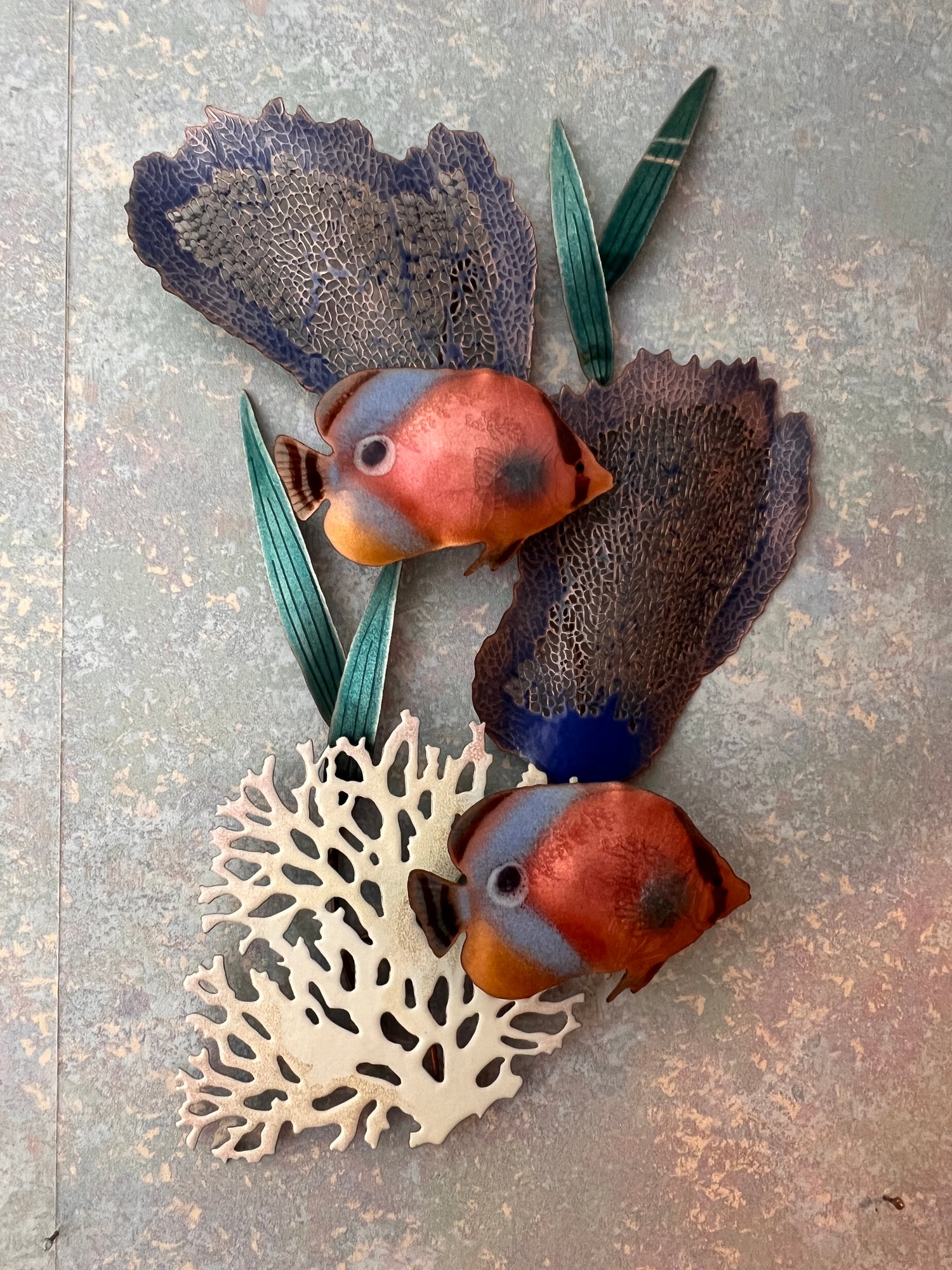 Bovano Of Cheshire Enamel Copper Wall Art Sculpture #112154 ...