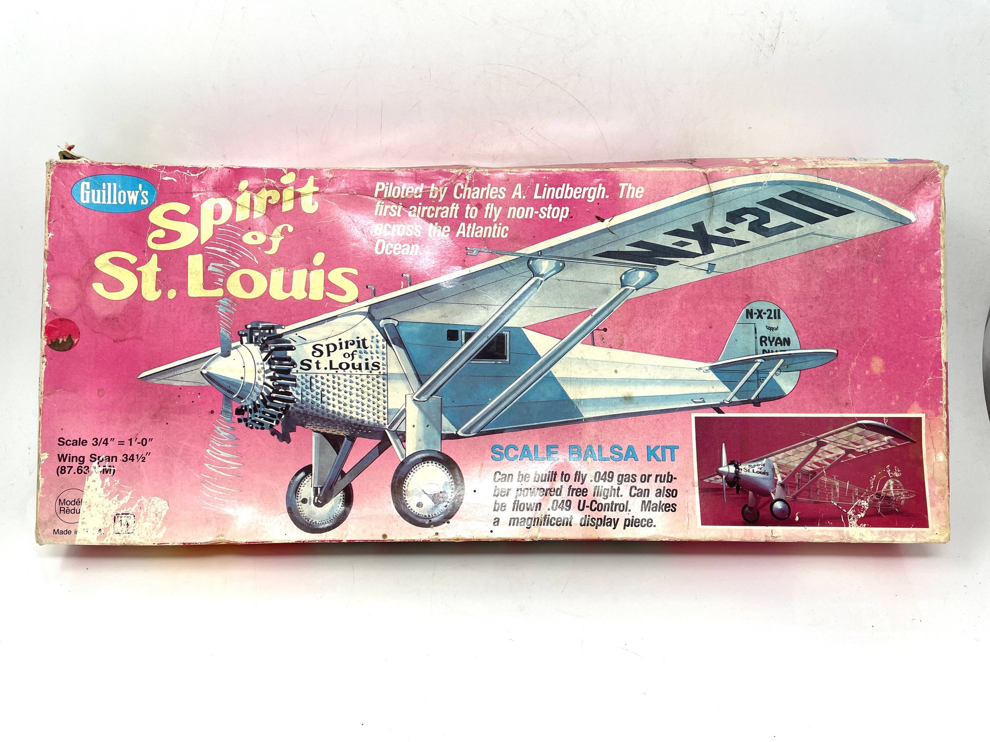 Vintage Spirit Of St Louis Model Kit #140250 | Auctionninja.com