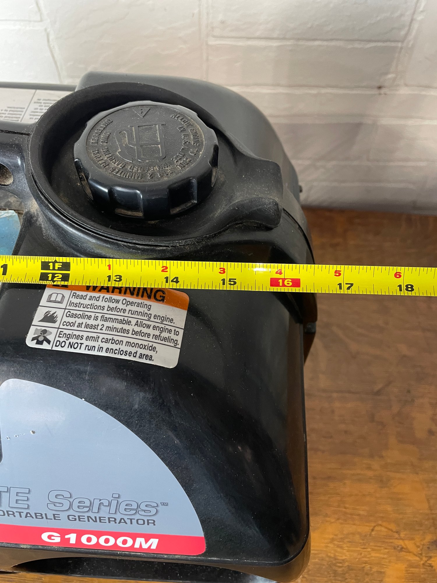 Elite Series Portable Generator Model Number G1000M #107270 ...