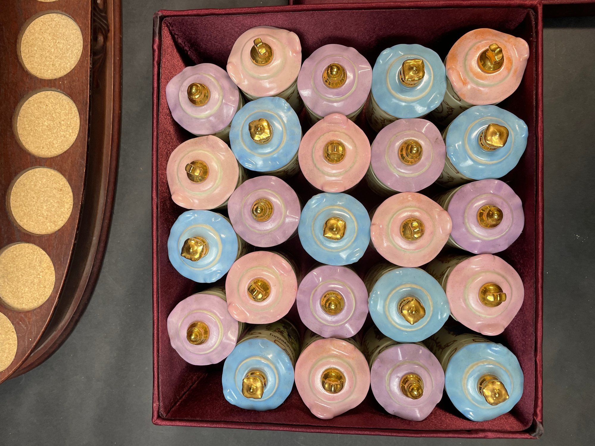 Complete Set Of Lenox Walt Disney Spice Jar Collection W/ Shelf And ...