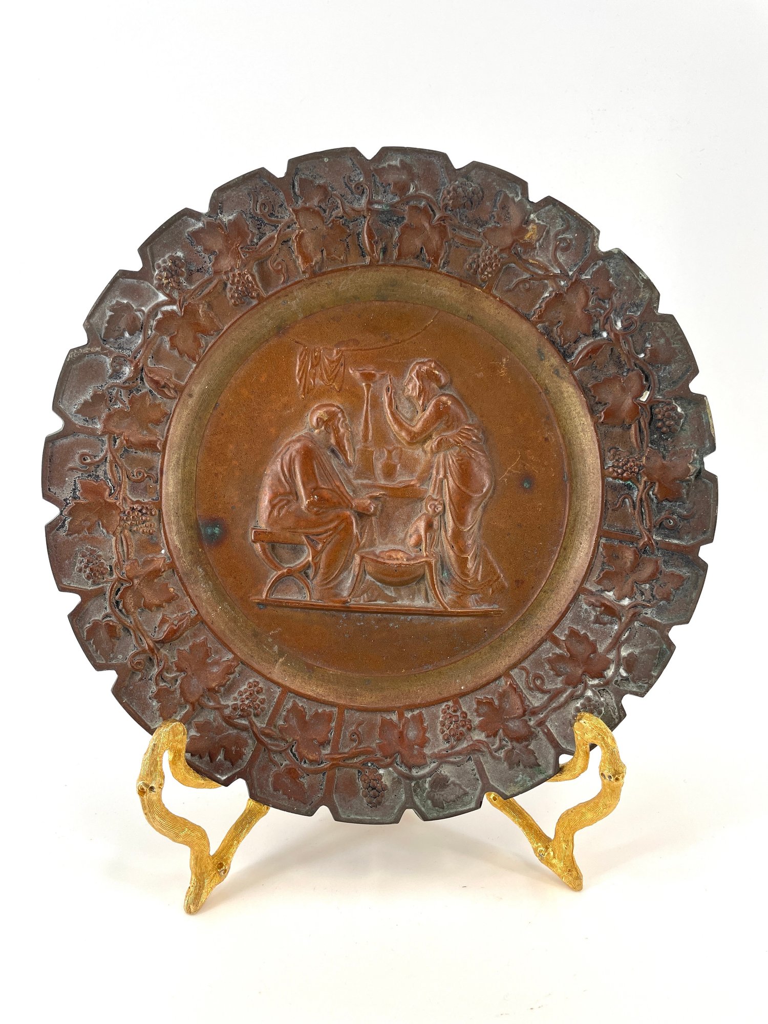 Antique Bronze Plaque #154011 | Auctionninja.com