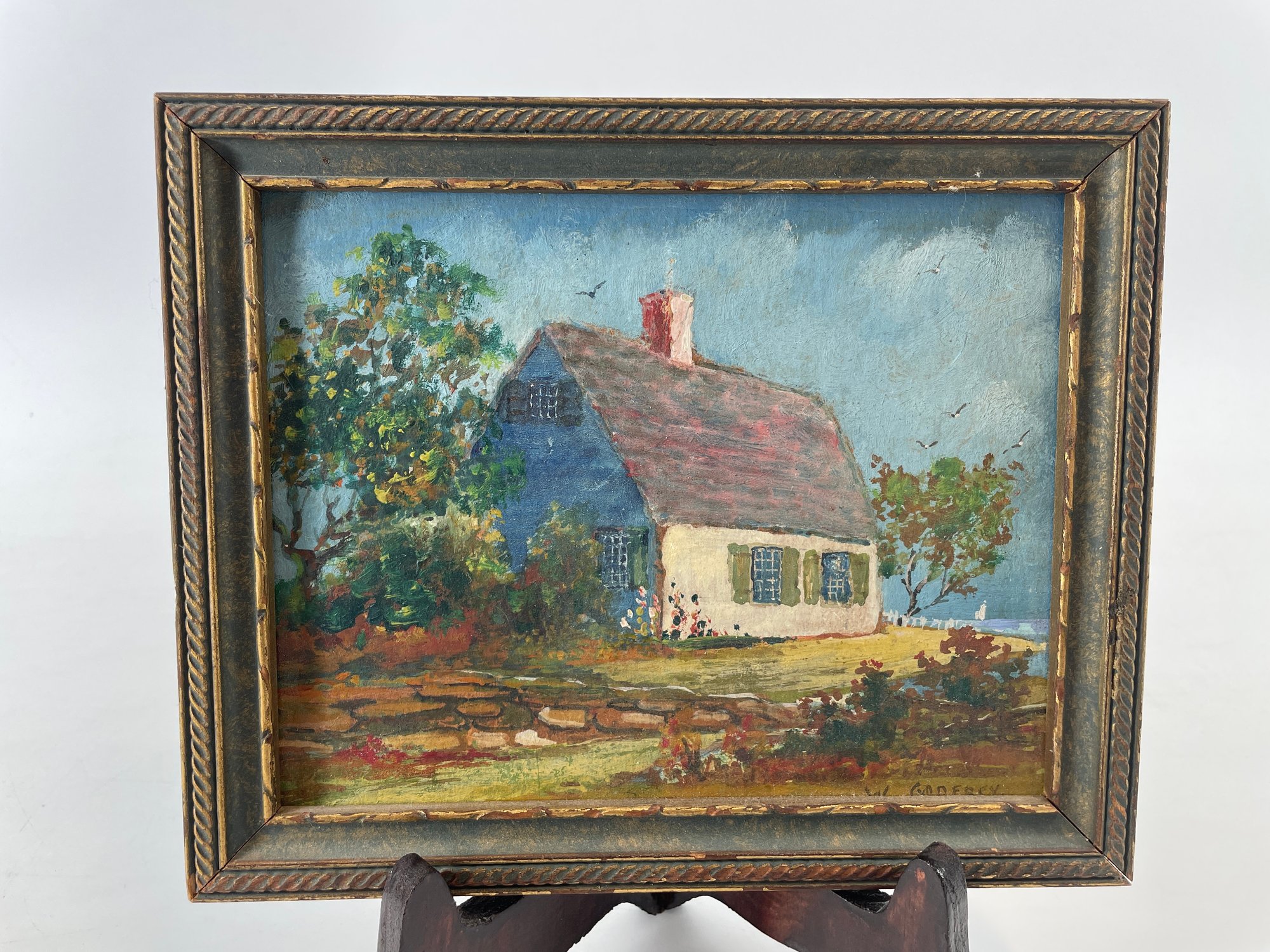 Framed Painting Signed W. Godfrey #161633 | Auctionninja.com