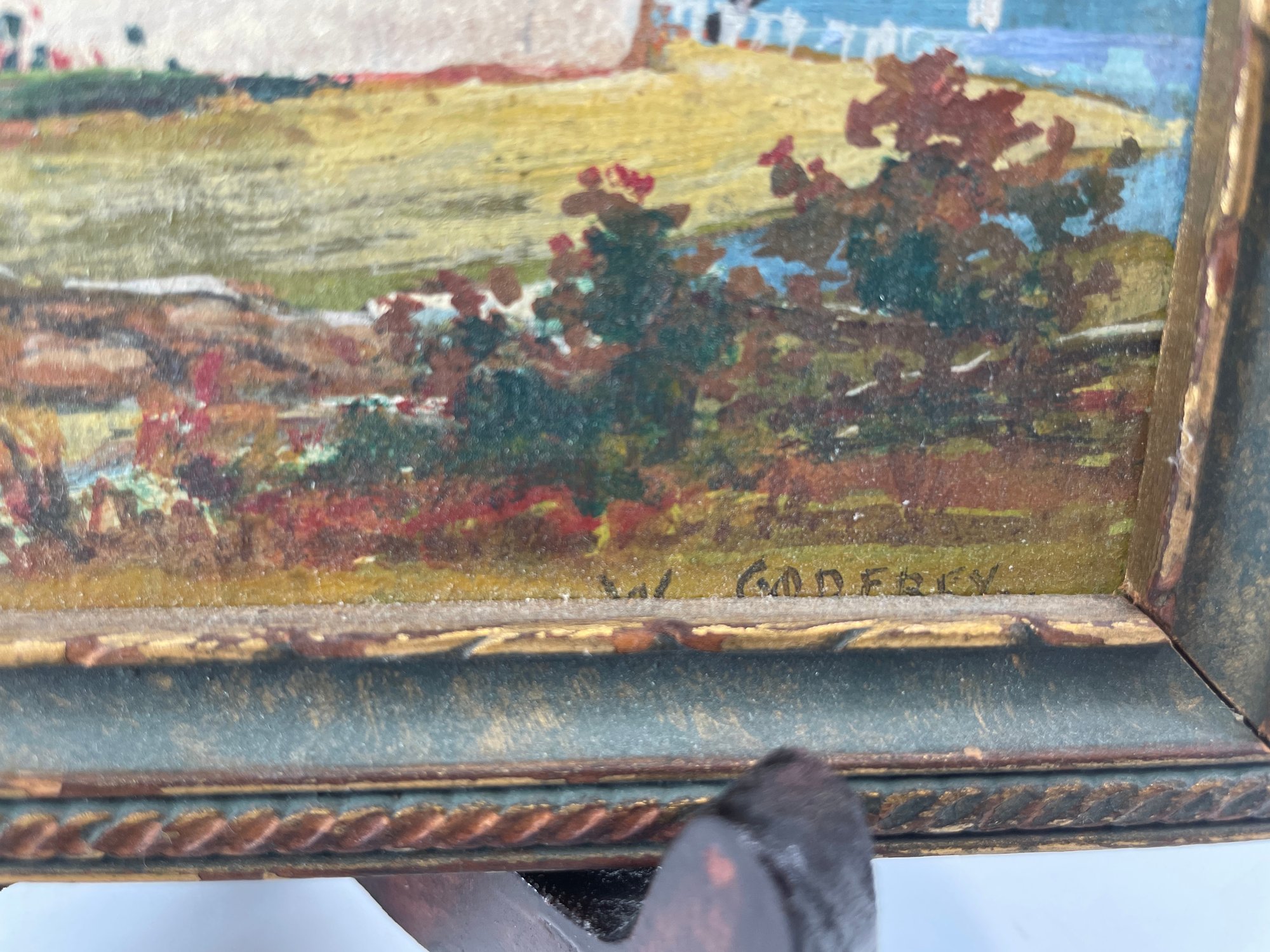 Framed Painting Signed W. Godfrey #161633 | Auctionninja.com