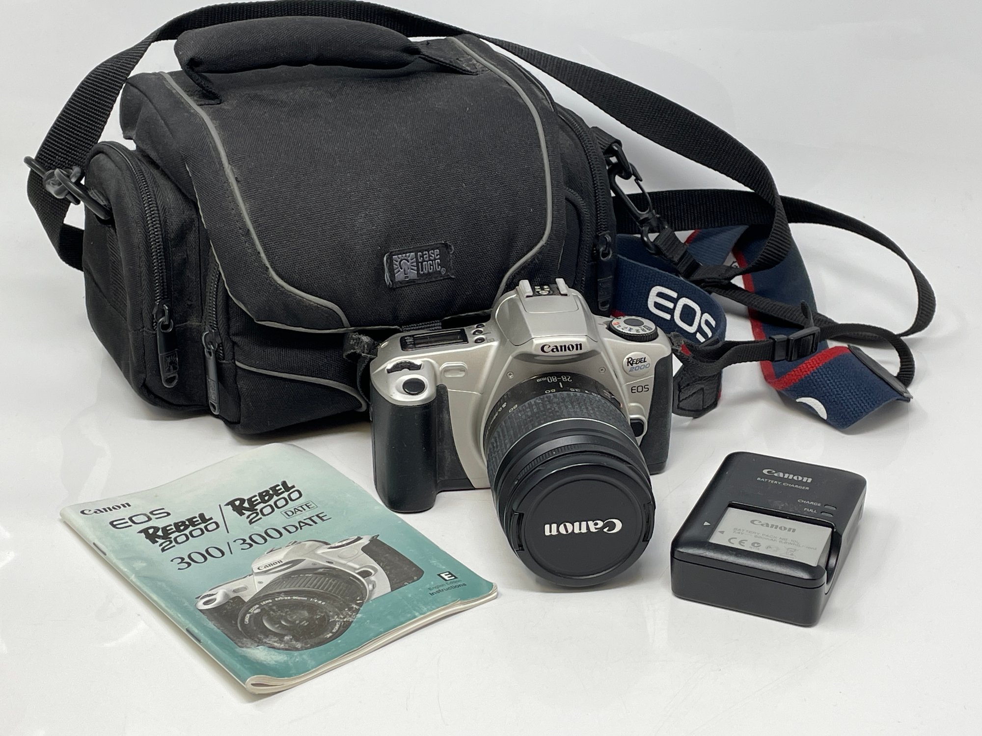 Canon Rebel 2000 EOS Camera With Brochure And Battery Charger #120710 ...