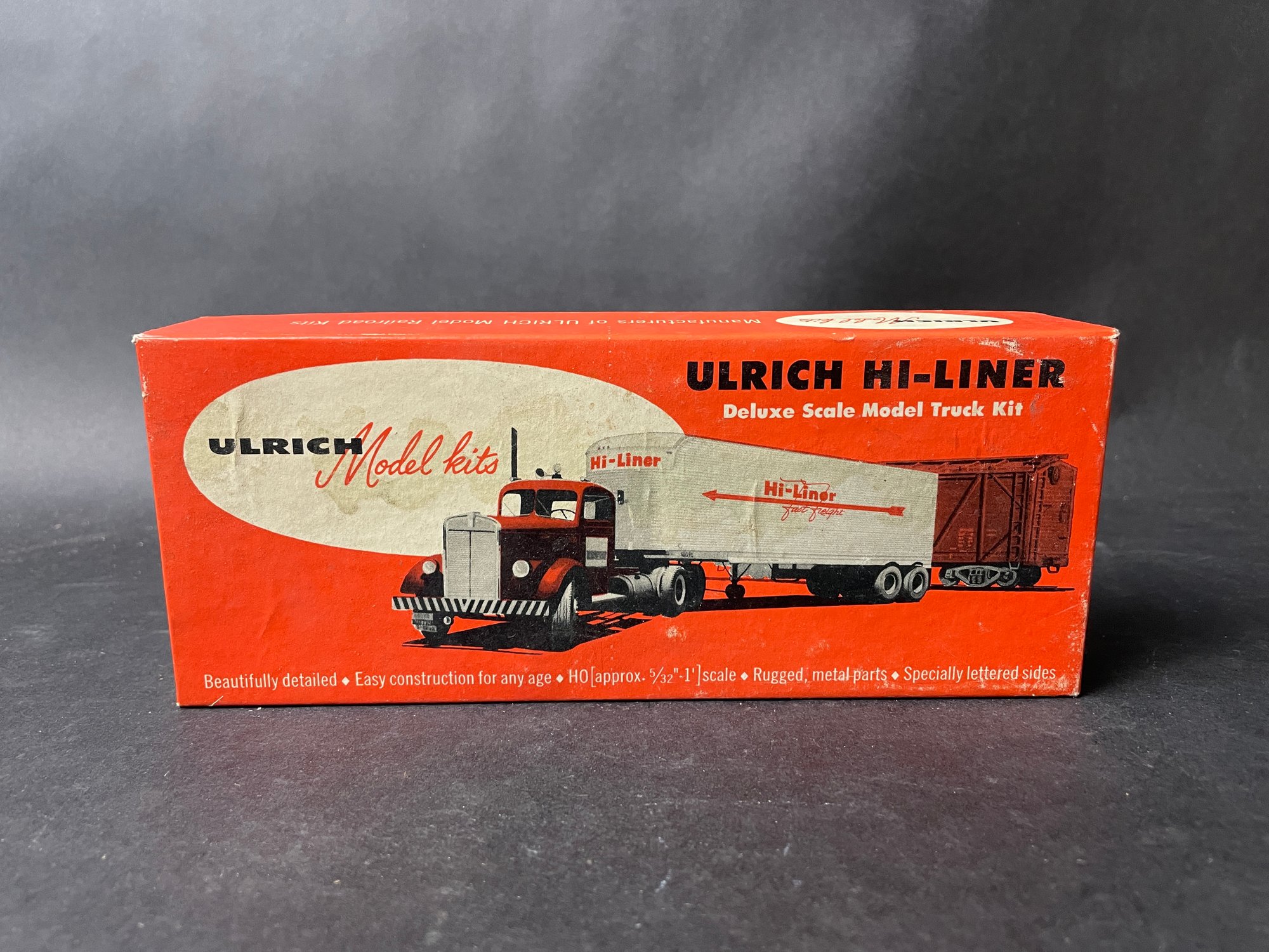 Vintage Ulrich Hi-liner Deluxe Scale Model Truck Kit #109656 ...
