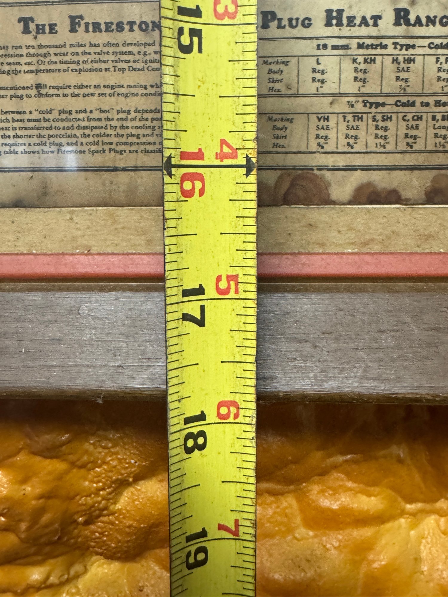 Vintage Firestone Spark Plug Gauge Chart Advertising #134258 ...