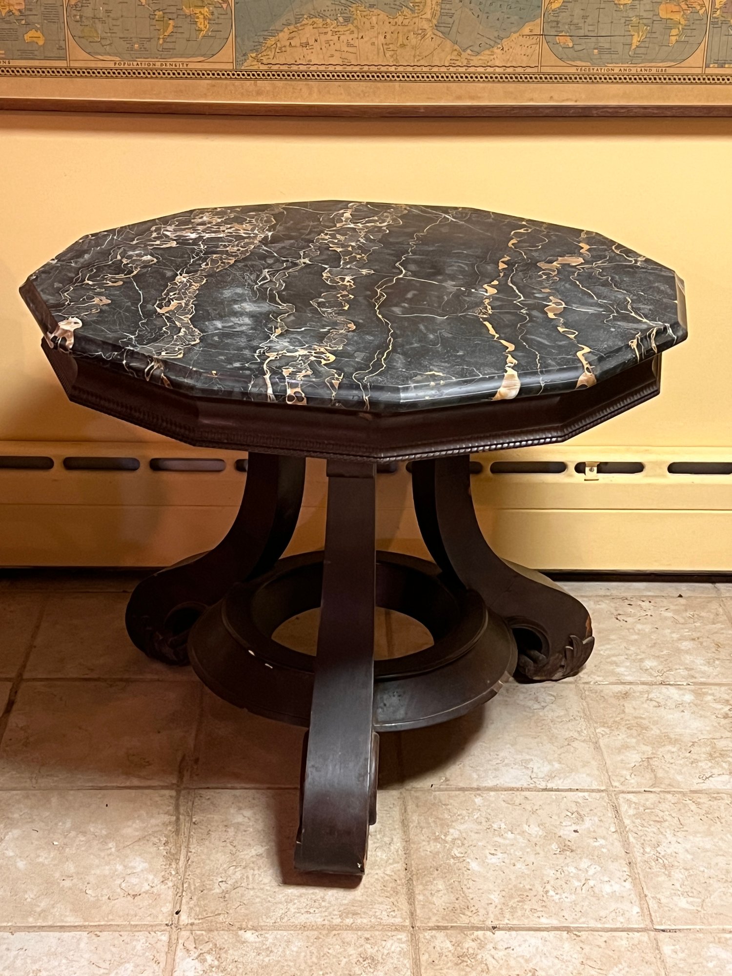 Antique Marble Top Table #113518 | Auctionninja.com