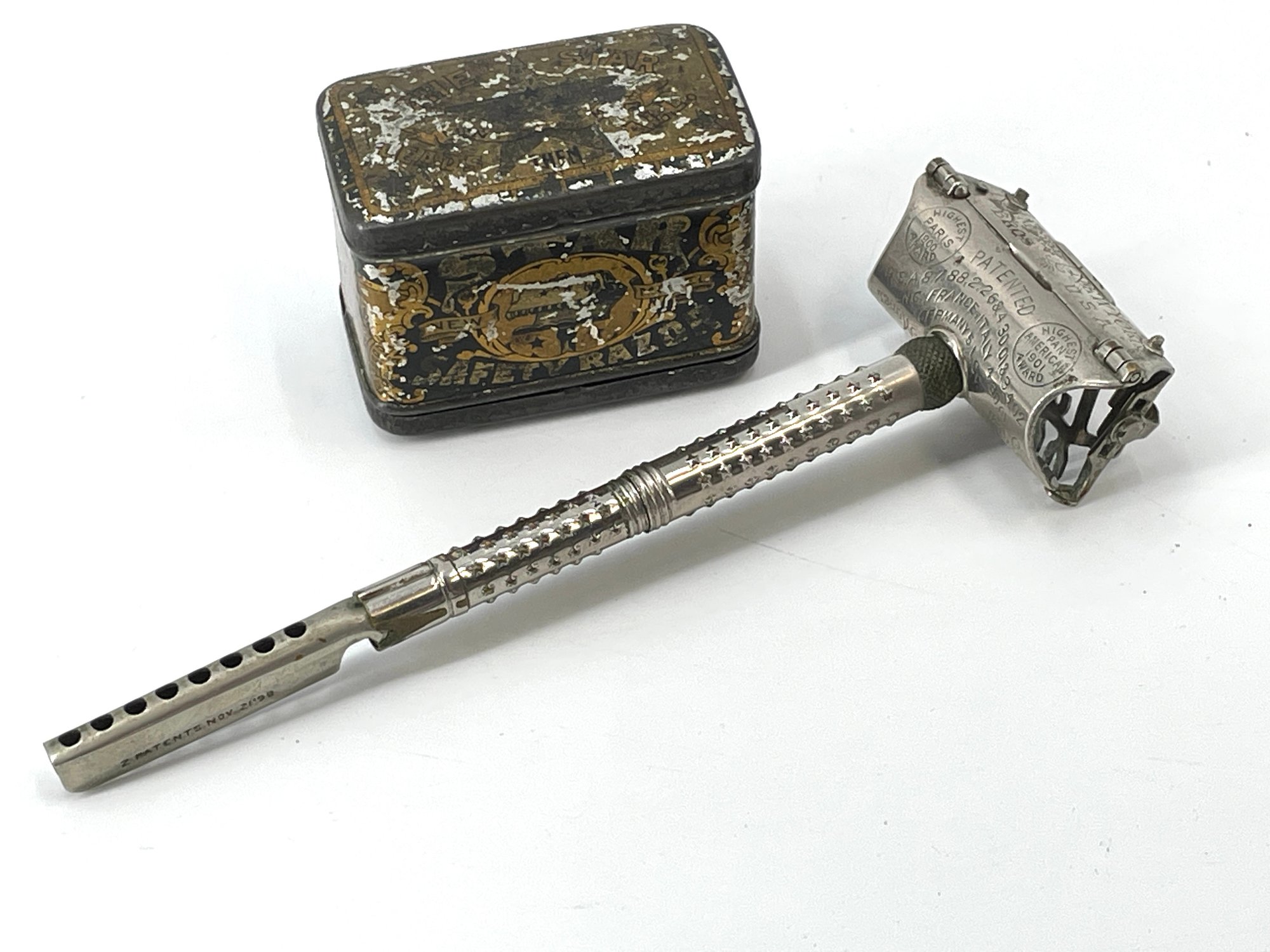 Vintage Star Safety Razor,new Model,kampfe Bros. Complete W/ Box (19 ...