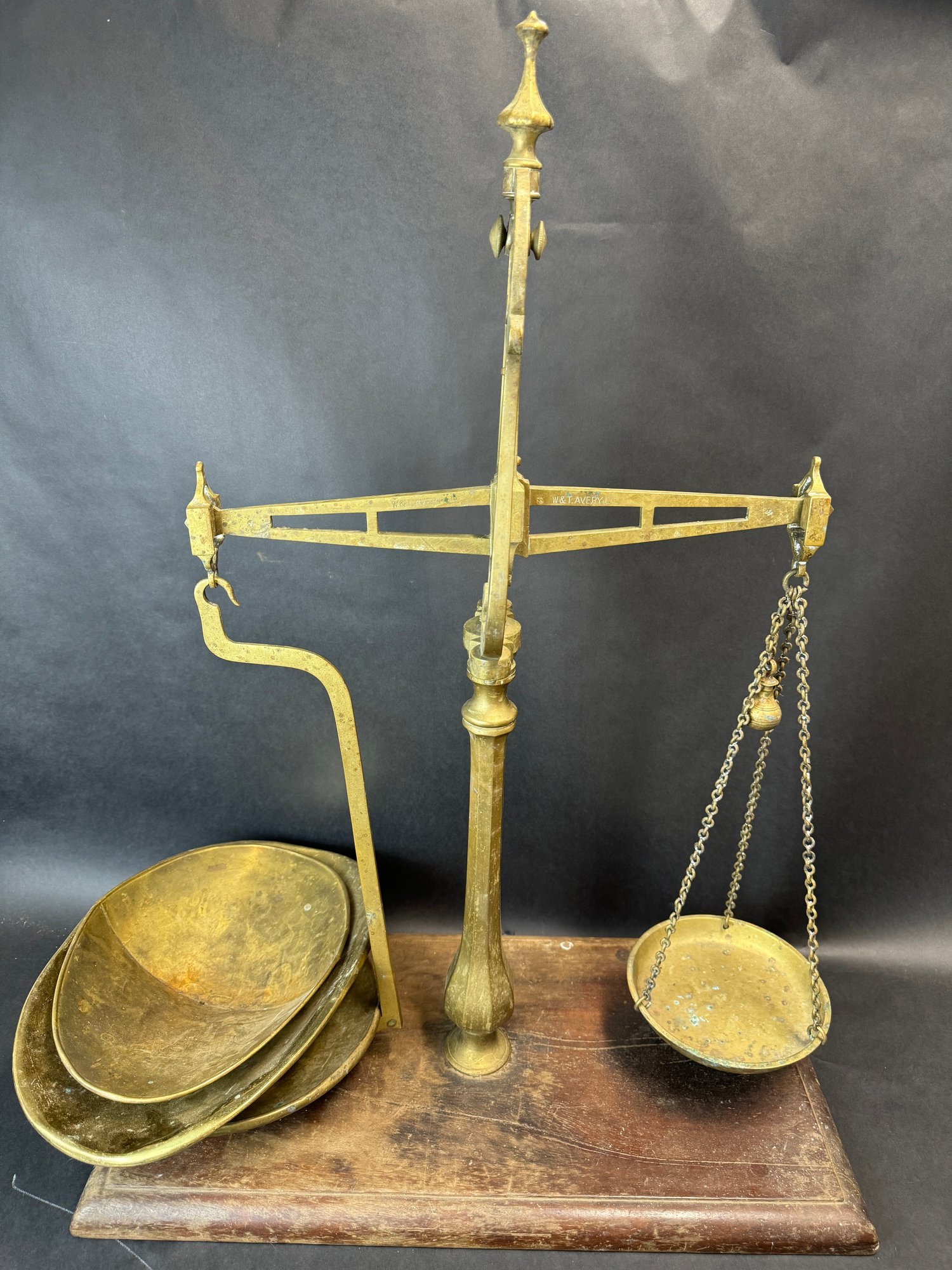 Antique W&T Avery Brass Scale #113276 | Auctionninja.com