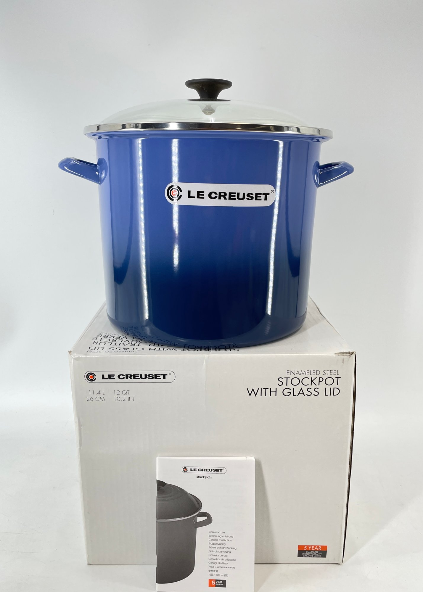 NEW! Le Creuset Stock Pot In Original Box #133201 | Auctionninja.com