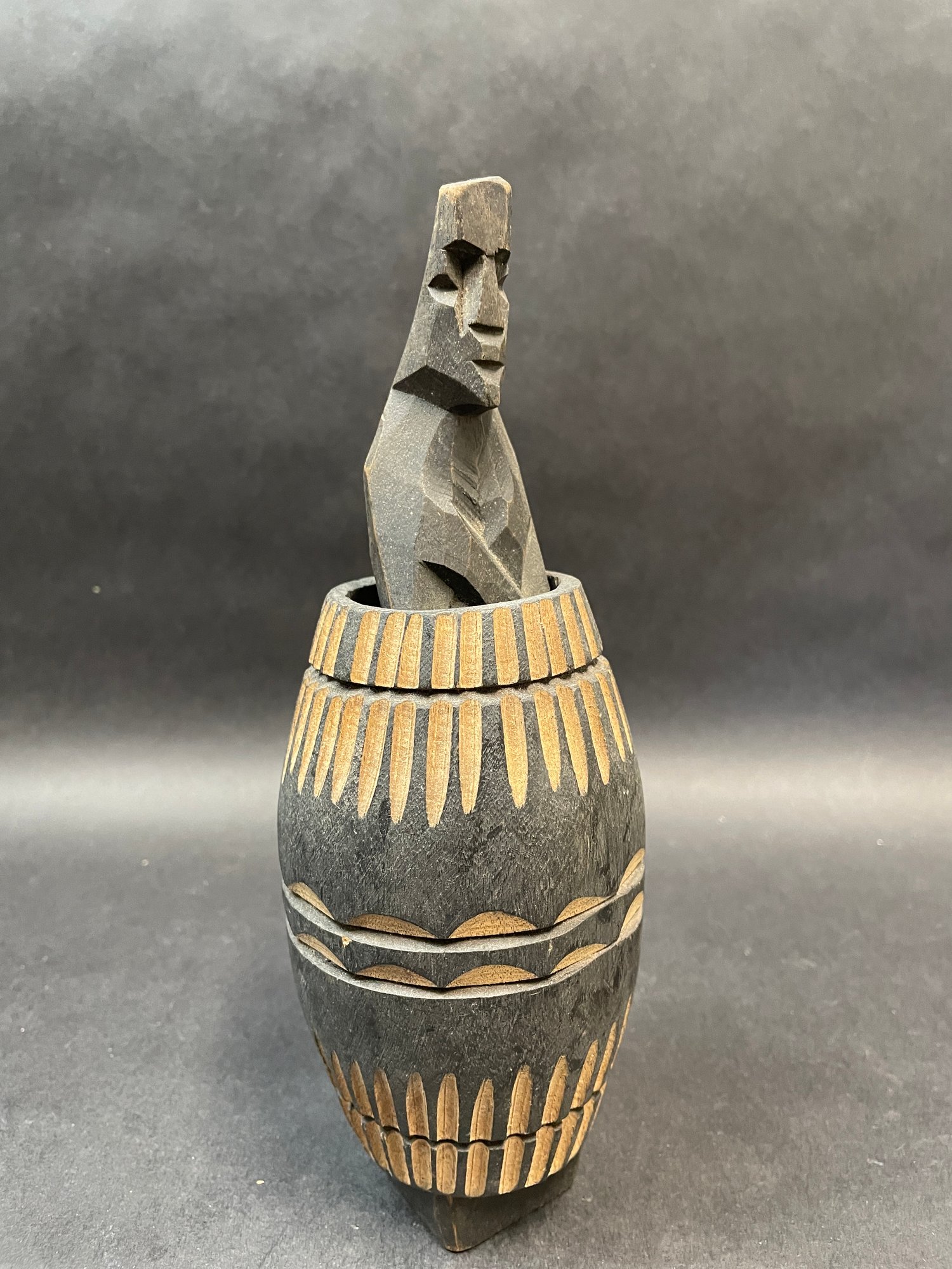 Phallic Statue Of Ancient Egyptian "Nude Man In Barrel" #124444 ...