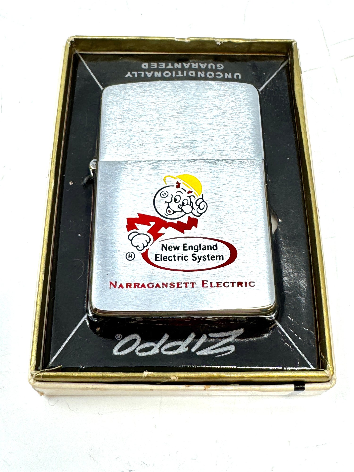 Vintage Zippo New England Electric System Narragansett Electric NOS ...