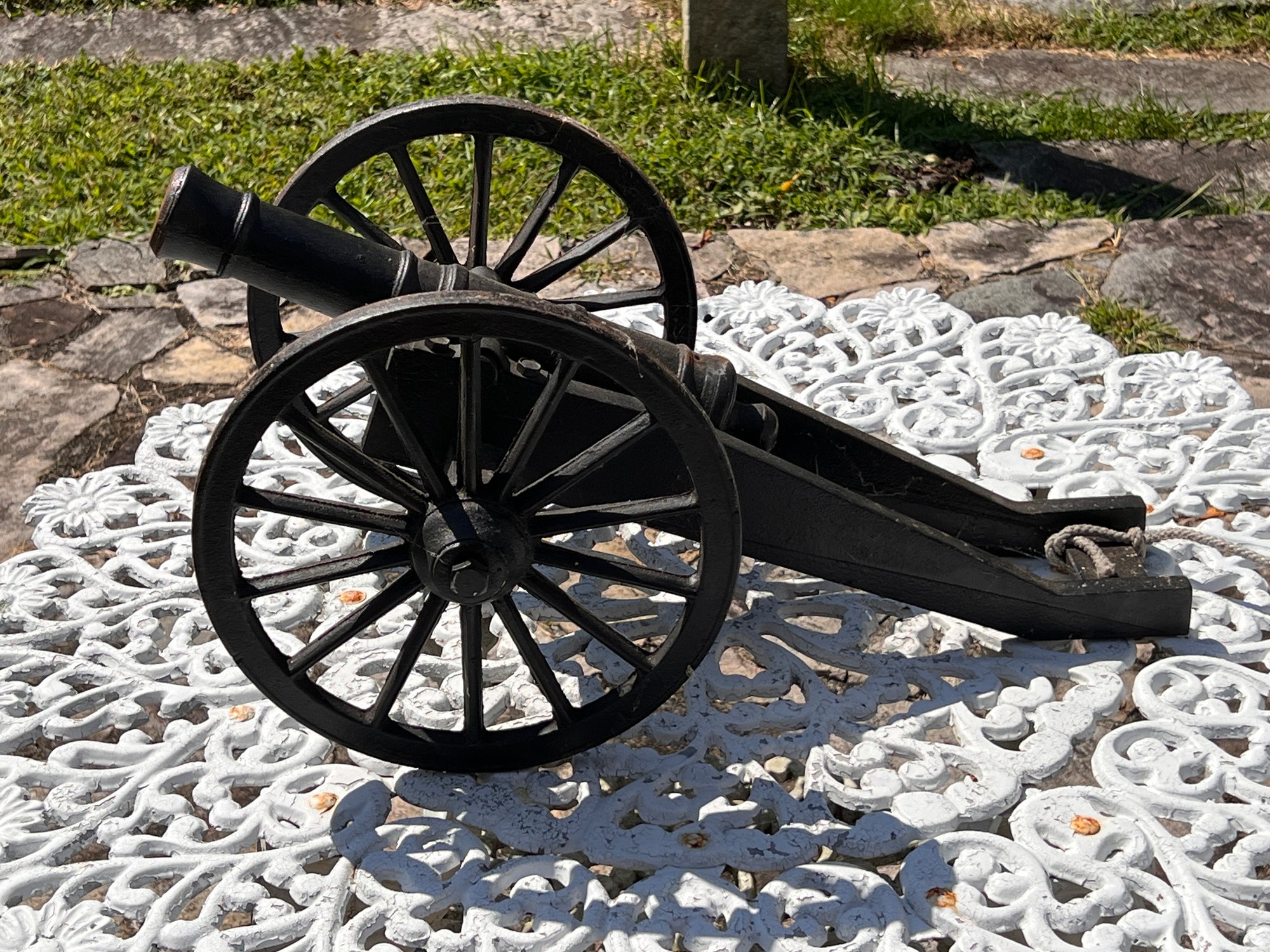 Cast Iron Signal Cannon 26" - Wheels 12" Diameter #111041 ...