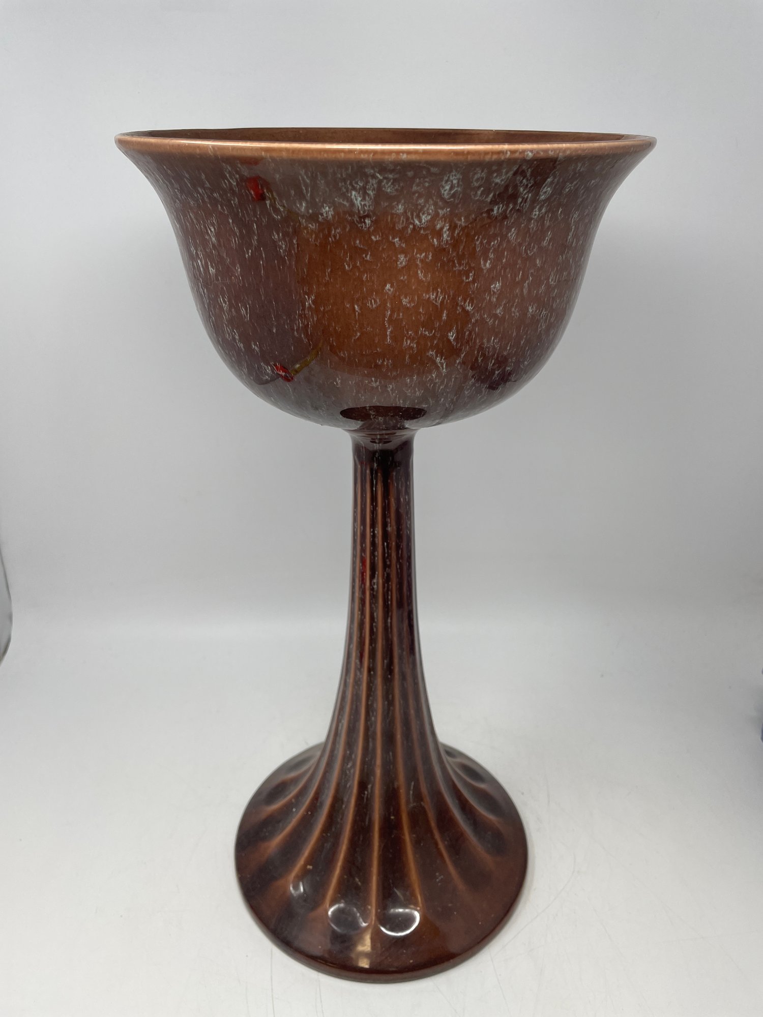 MCM Haeger Pedestal Planter #110331 | Auctionninja.com