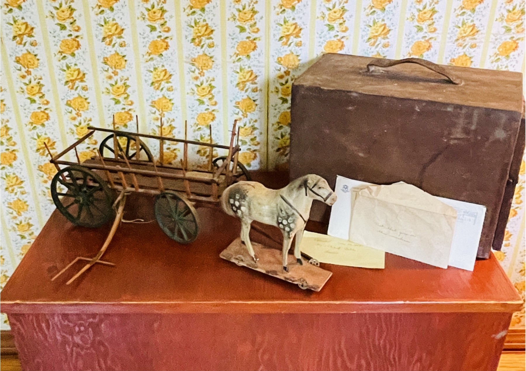 Salesman Sample Horse Drawn Hay Wagon With Original Paperwork And Box ...