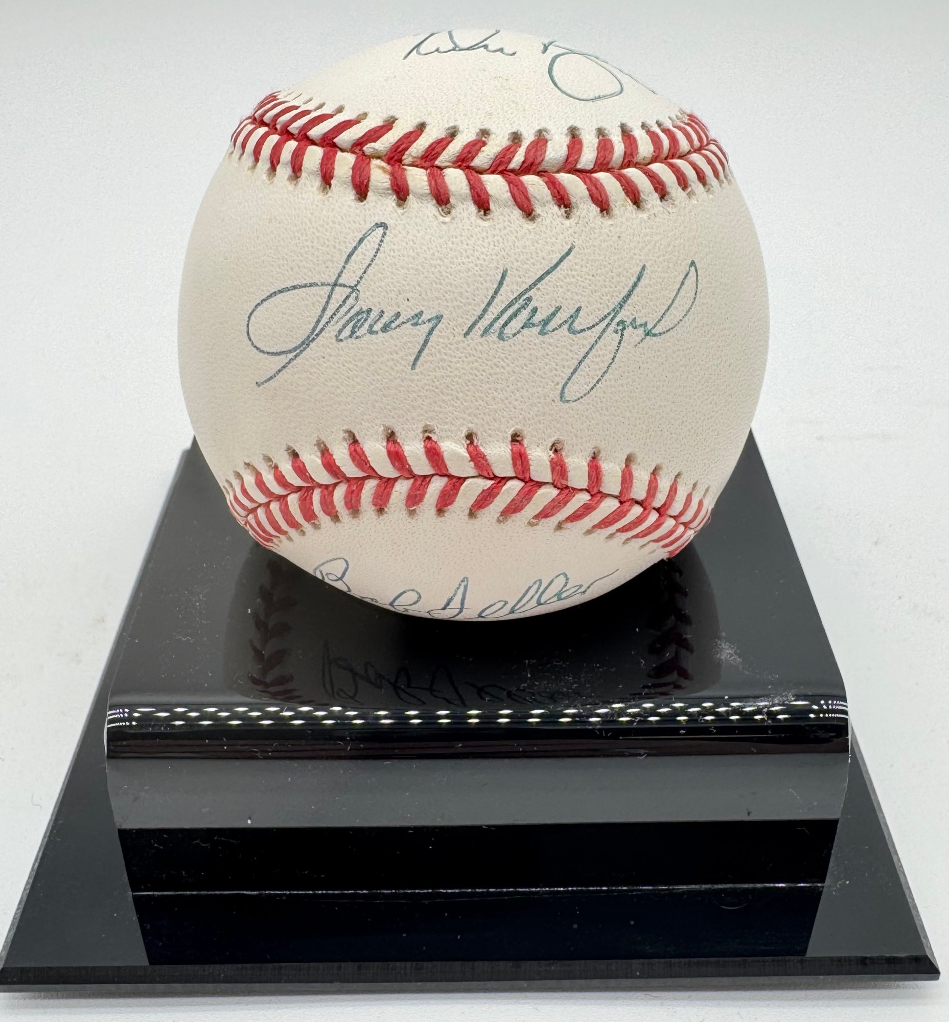 No Hitters Signed Baseball With Sandy Koufax, Nolan Ryan And Bob Feller ...