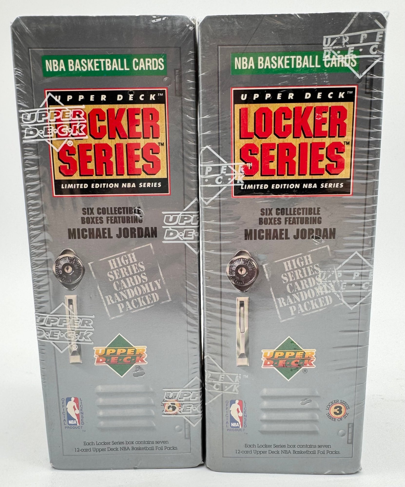 Set Of 2 Unopened Upper Deck Locker Series Basketball Cards Featuring ...