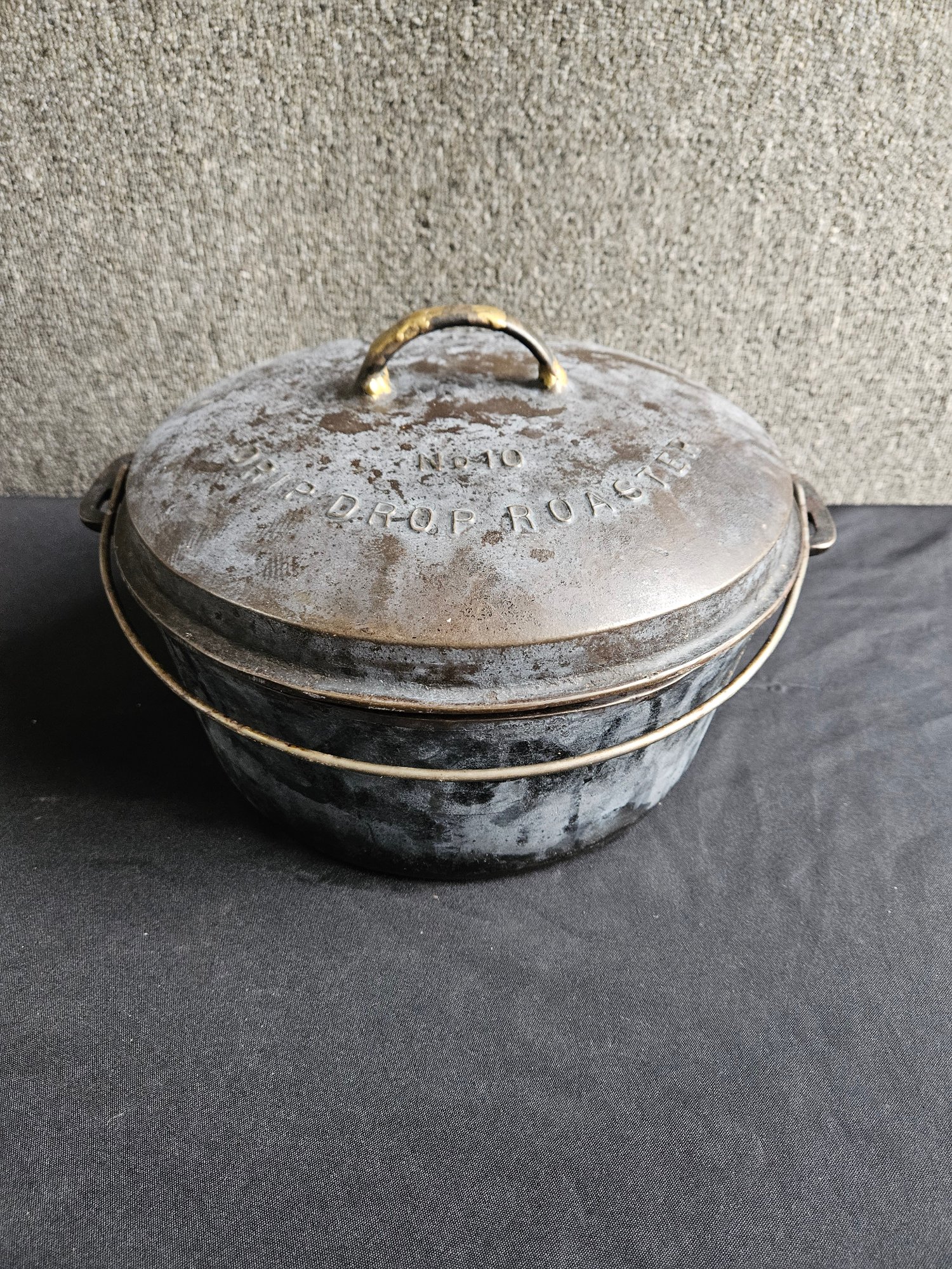 B187 - Wagner Ware Sidney O - Cast Iron - Round Roaster 1270B With Drip ...