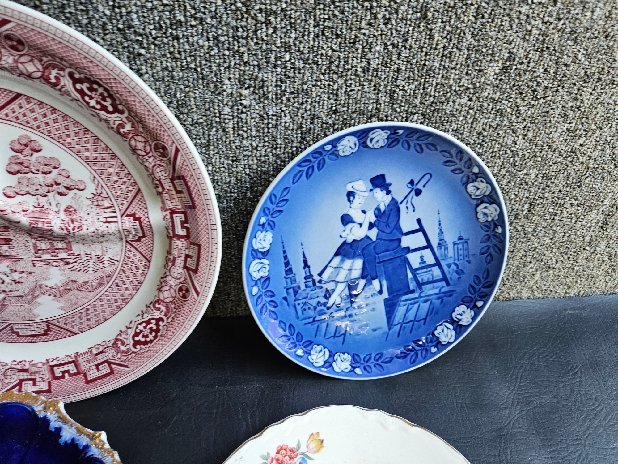 A139 - Antique And Vintage Plate Lot - Some 22K Gold Gilded - LOCAL ...