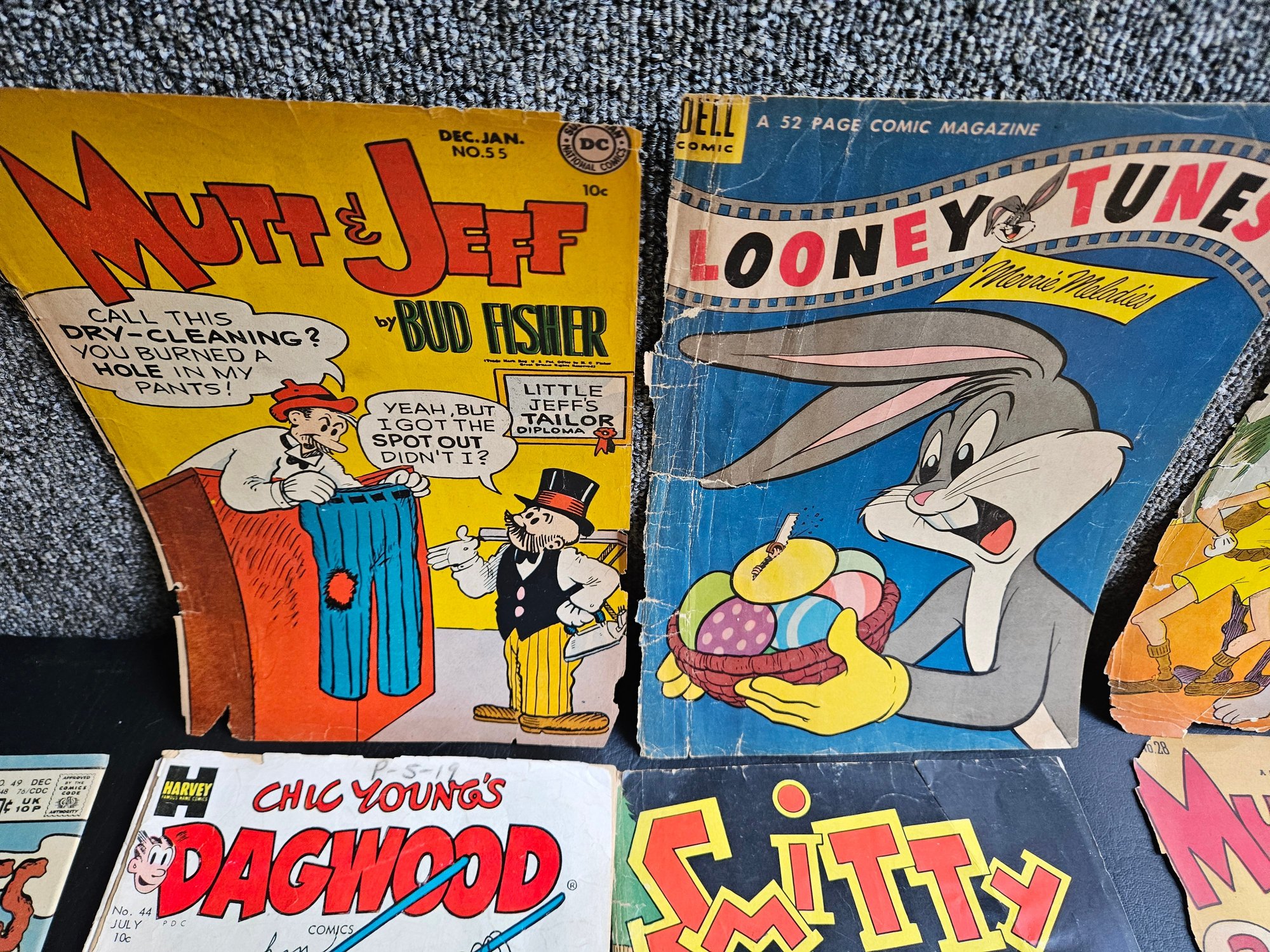 C10 - Comic Books With Mutt & Jeff And Looney Tunes Comic Book Front ...