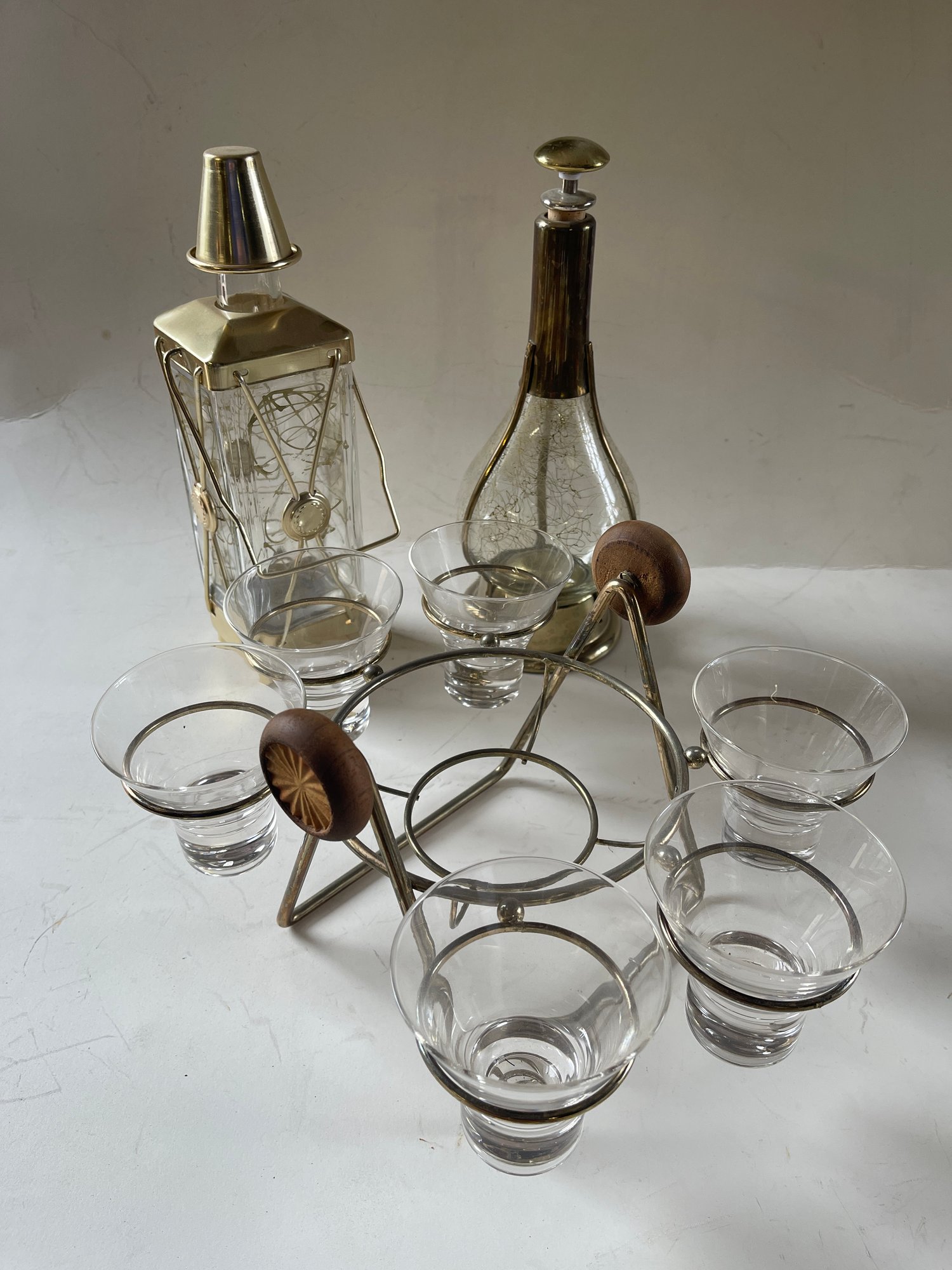 W4 MCM Mid Century Decatur Glass Set - LOCAL PICKUP ONLY #10940 ...