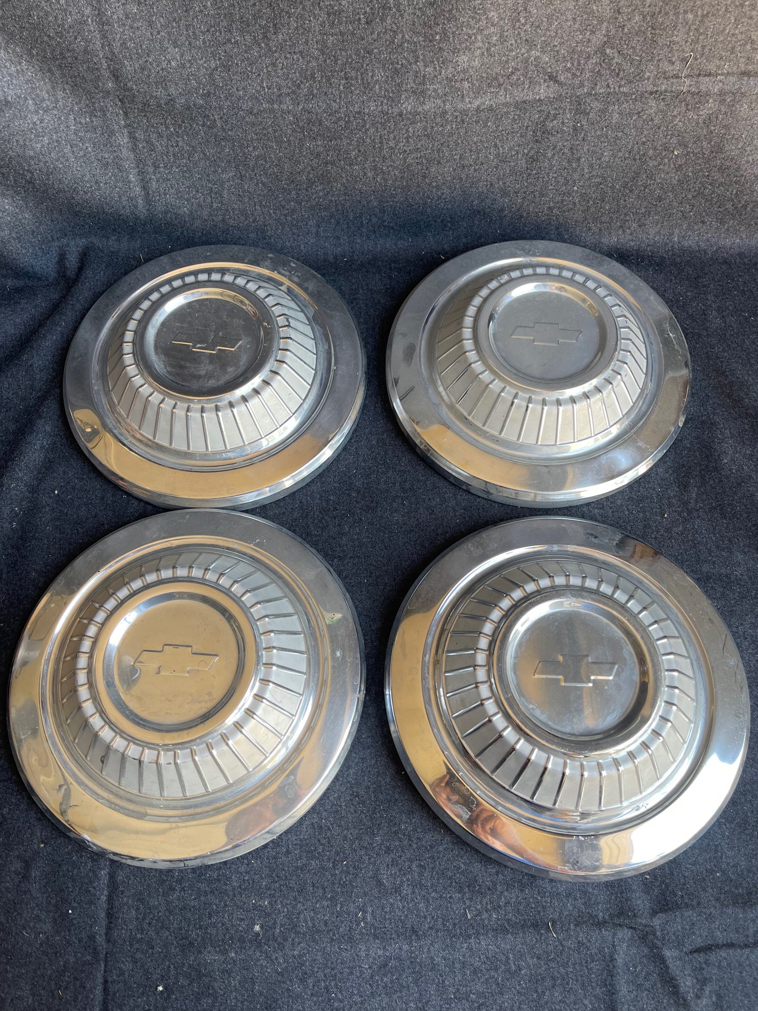 J114 1967 Poverty Dog Dish Chevy Hub Caps - LOCAL PICKUP ONLY #11015 ...