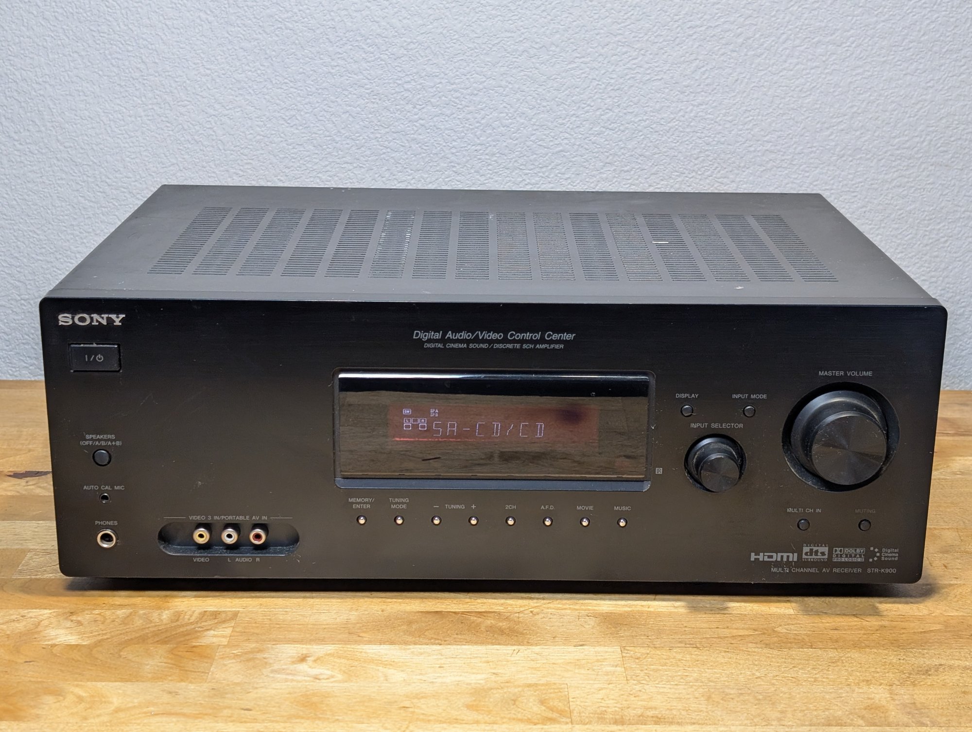 Sony STR-K900 Home Theater Surround Sound Multi-Channel Audio Video AV ...