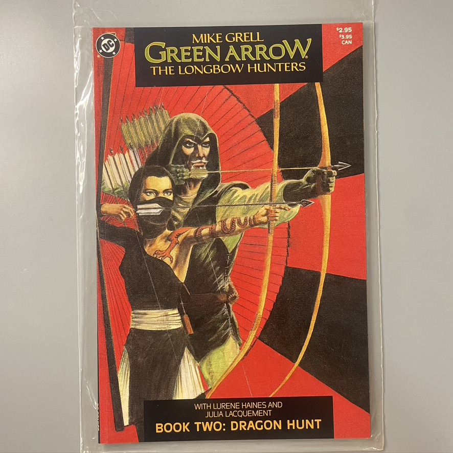 DC Comic Book Mike Grell Green Arrow The Longbow Hunters 1987 Book Two ...