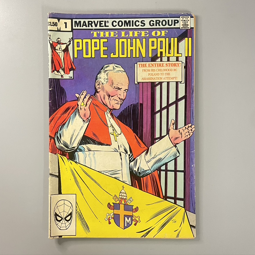 Marvel Comic Book The Life Of Pope John Paul II 1982 The Entire Story ...
