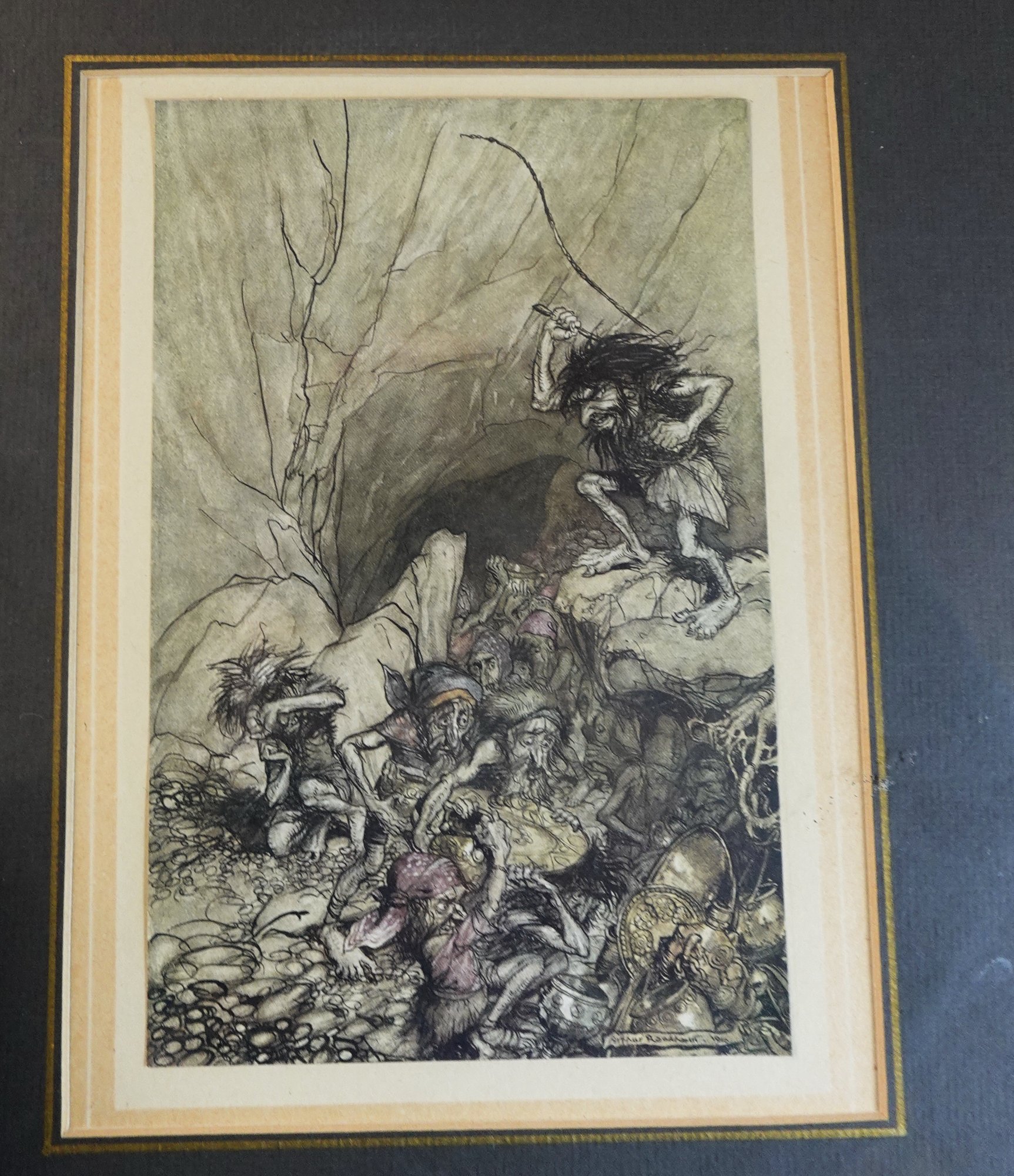 ORIGINAL 1910 CHROMO LITHOGRAPH BY ARTHUR RACKHAM ILLUSTRATION #1865 ...