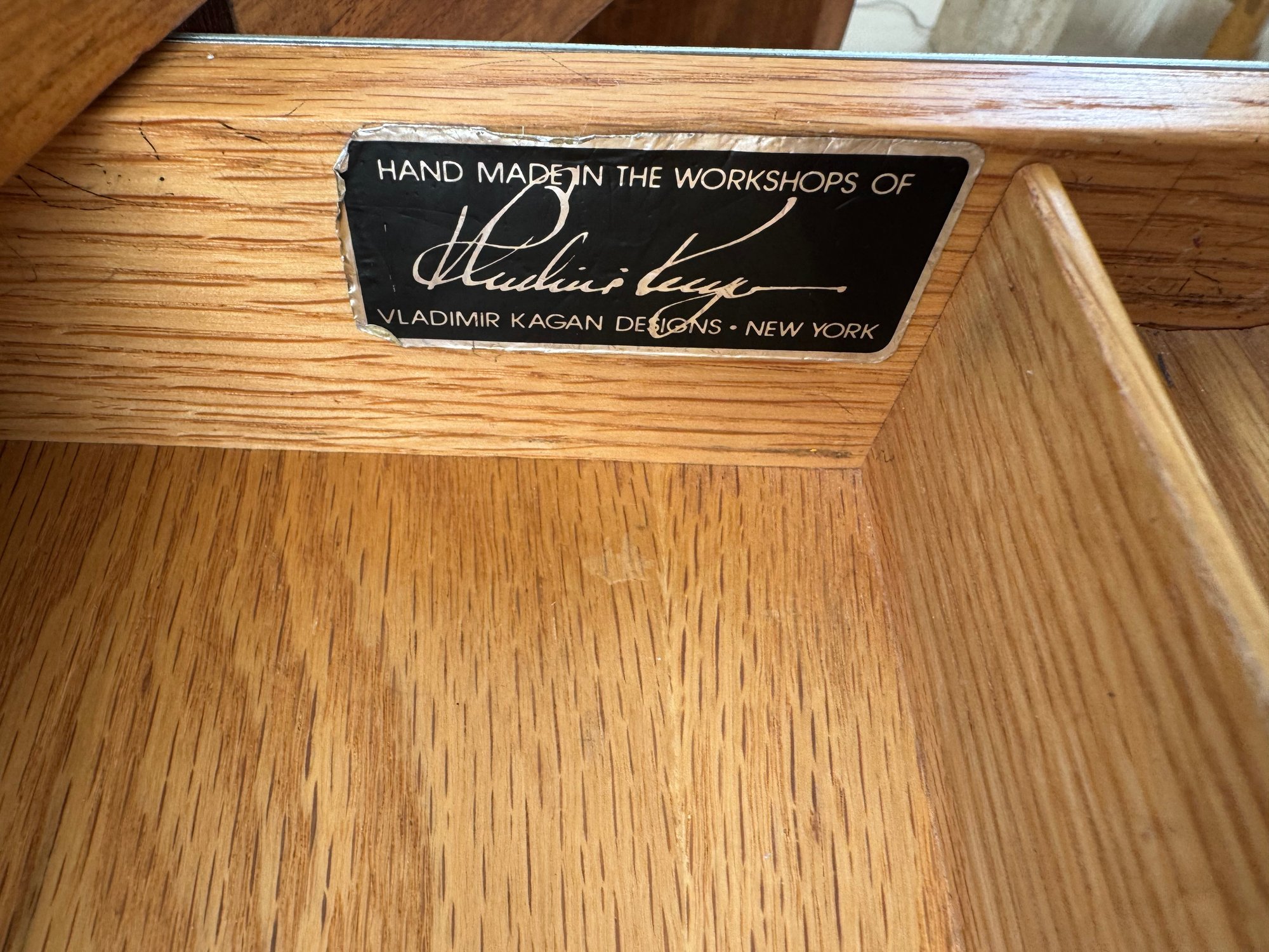 Mid Century Modern Vladimir Kagan Desk #9731 | Auctionninja.com