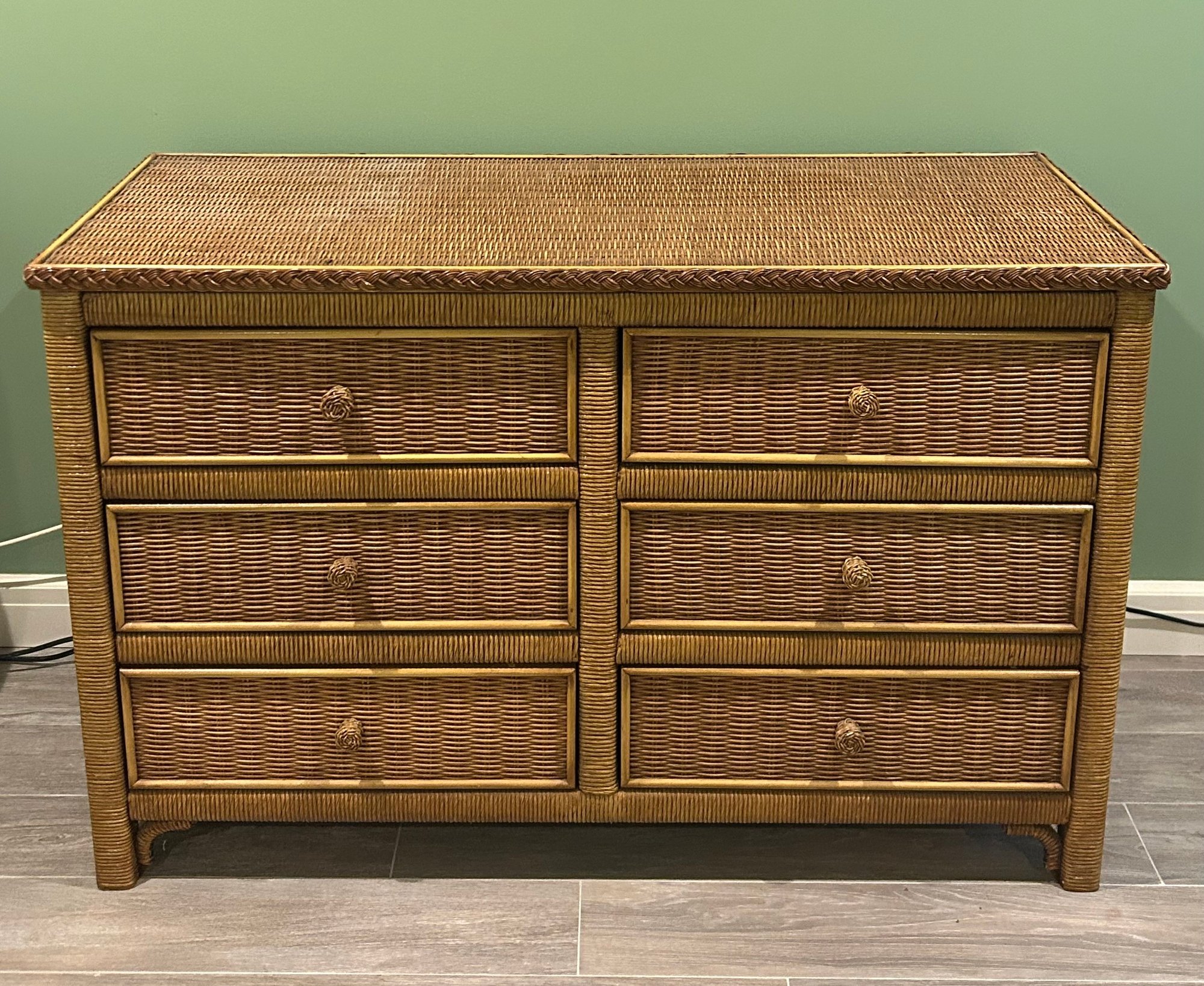 Henry Link Rattan Chest Of Drawers #22513 | Auctionninja.com