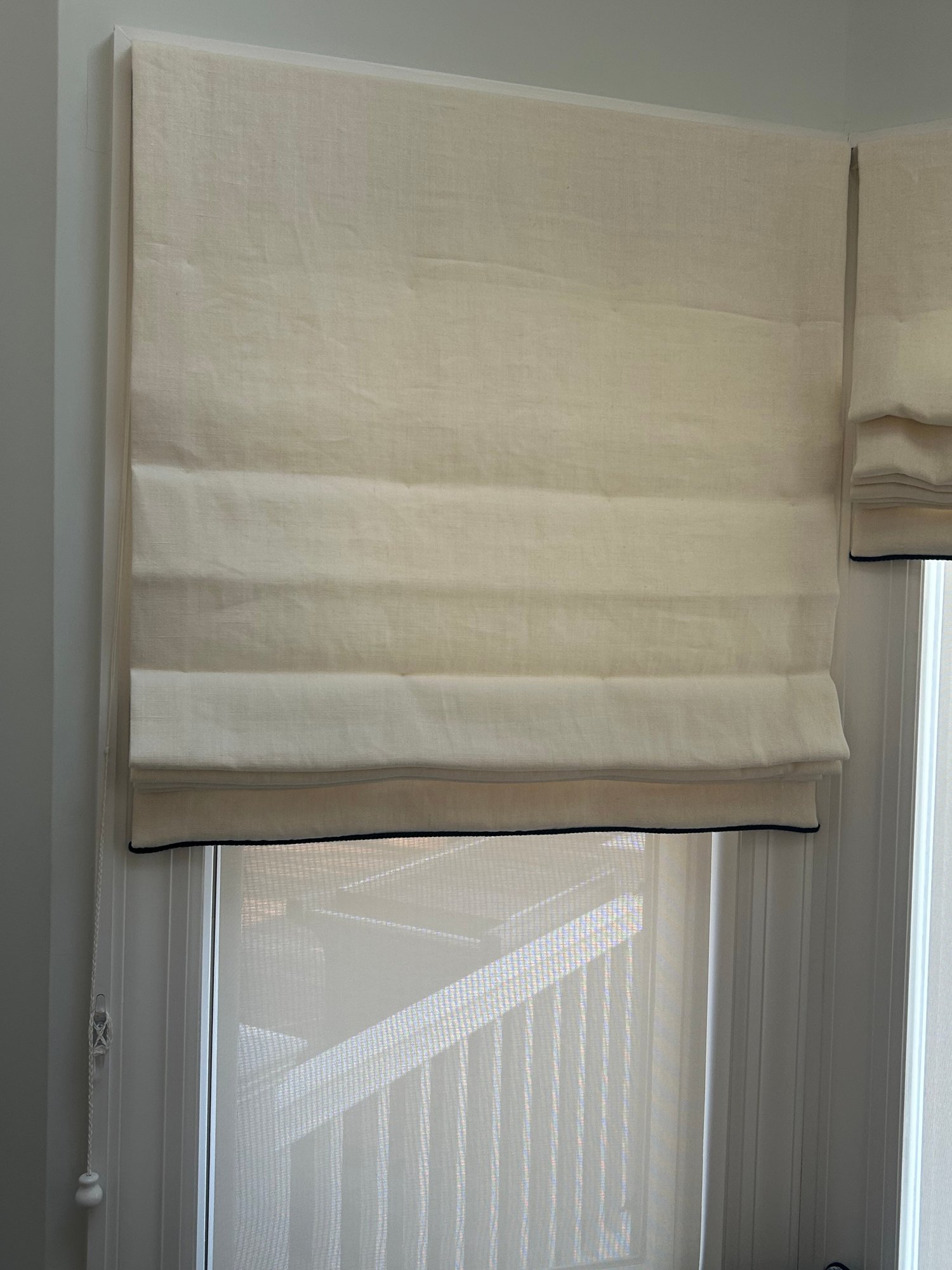 Linen Roman Shade With Privacy Liner (2 Of 2 Available) 30x54 #23131 ...