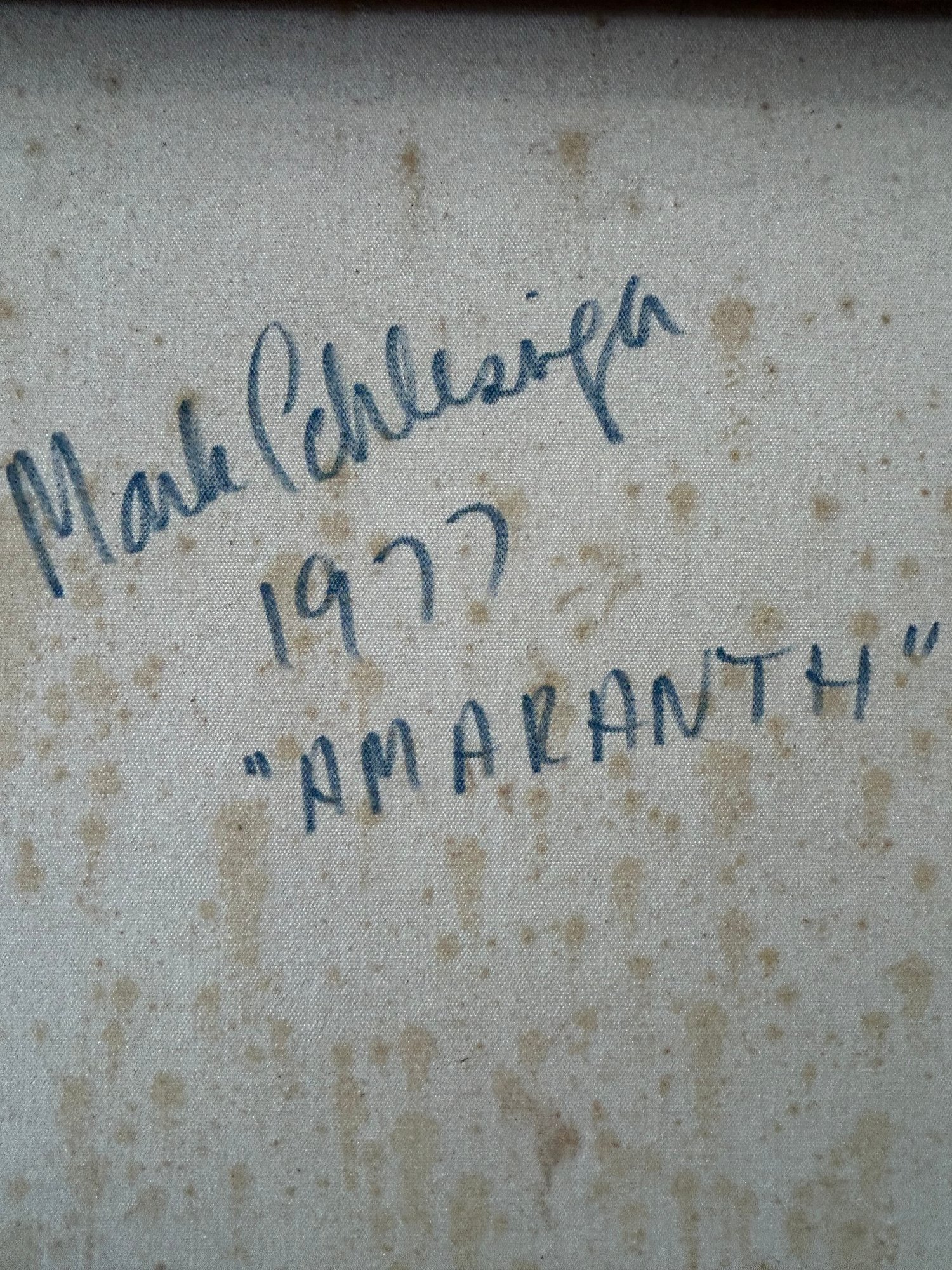 Oil On Canvas-artist Mark Schlesinger-amaranth #16671 | Auctionninja.com