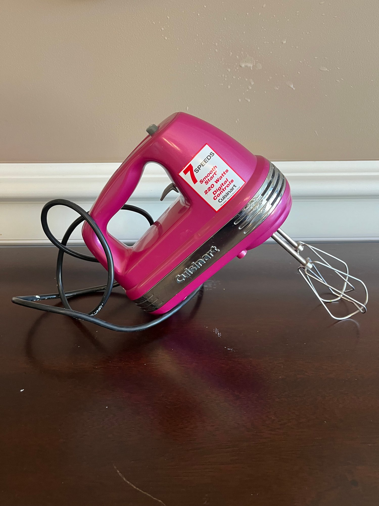 Cuisinart Pink Hand Mixer Model HM-70 #7246 | Auctionninja.com