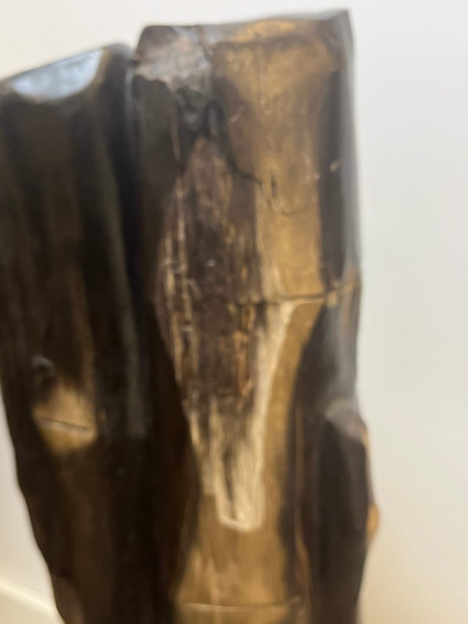 PETRIFIED BAMBOO WOOD SCLUPTURE #6225 | Auctionninja.com